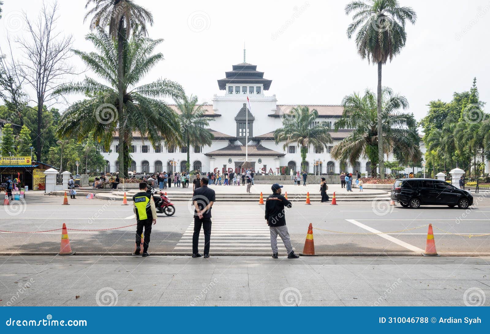 Gedung Sate at Bandung City, West Java, Indonesia. Editorial Stock ...