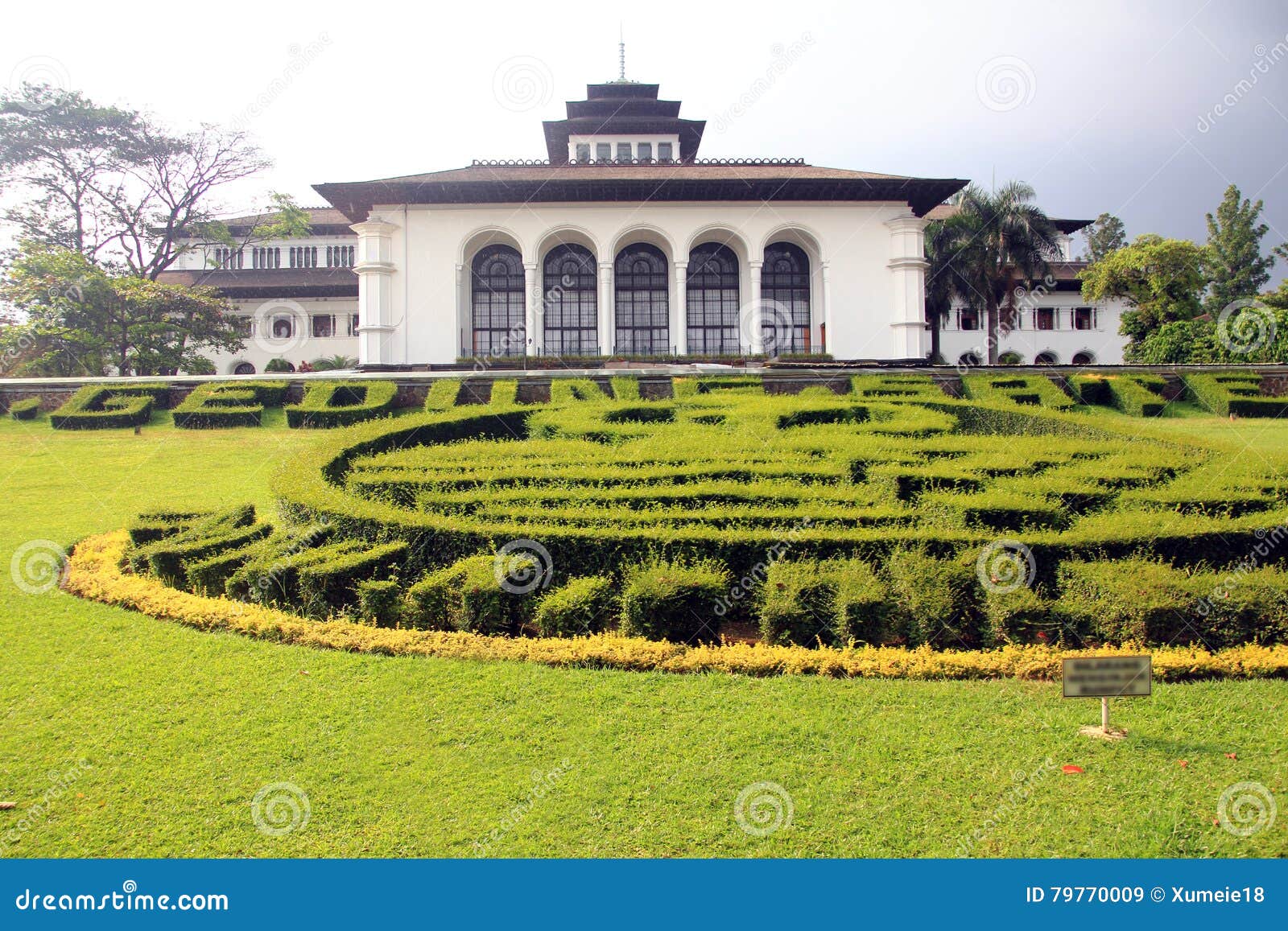 Gedung Sate Building In Bandung 2 Royalty-Free Stock Photography ...