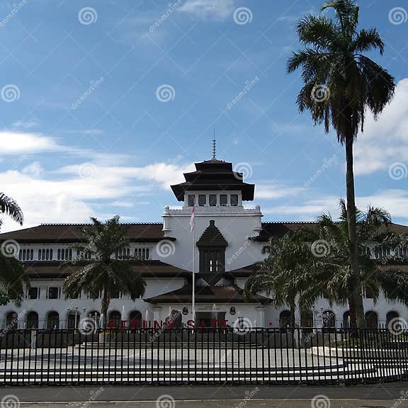 Gedung Sate Bandung West Java Imagen de archivo - Imagen de bandolera ...