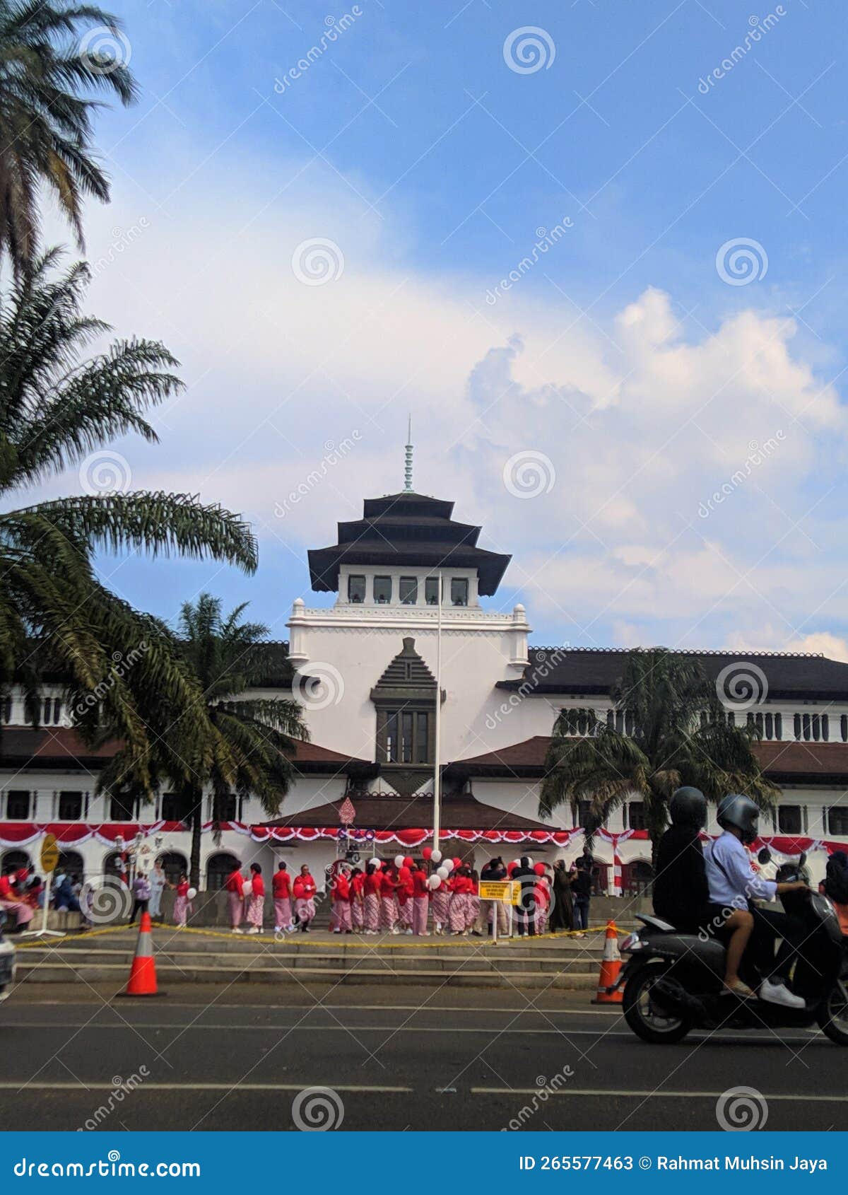 The Gedung Sate Monument in Bandung West Java Editorial Stock Photo ...