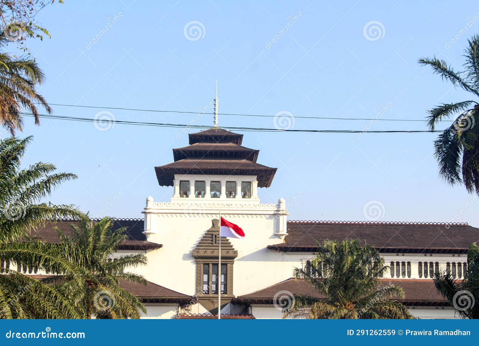 Gedung Sate is One of the Historical Buildings in Indonesia Editorial ...
