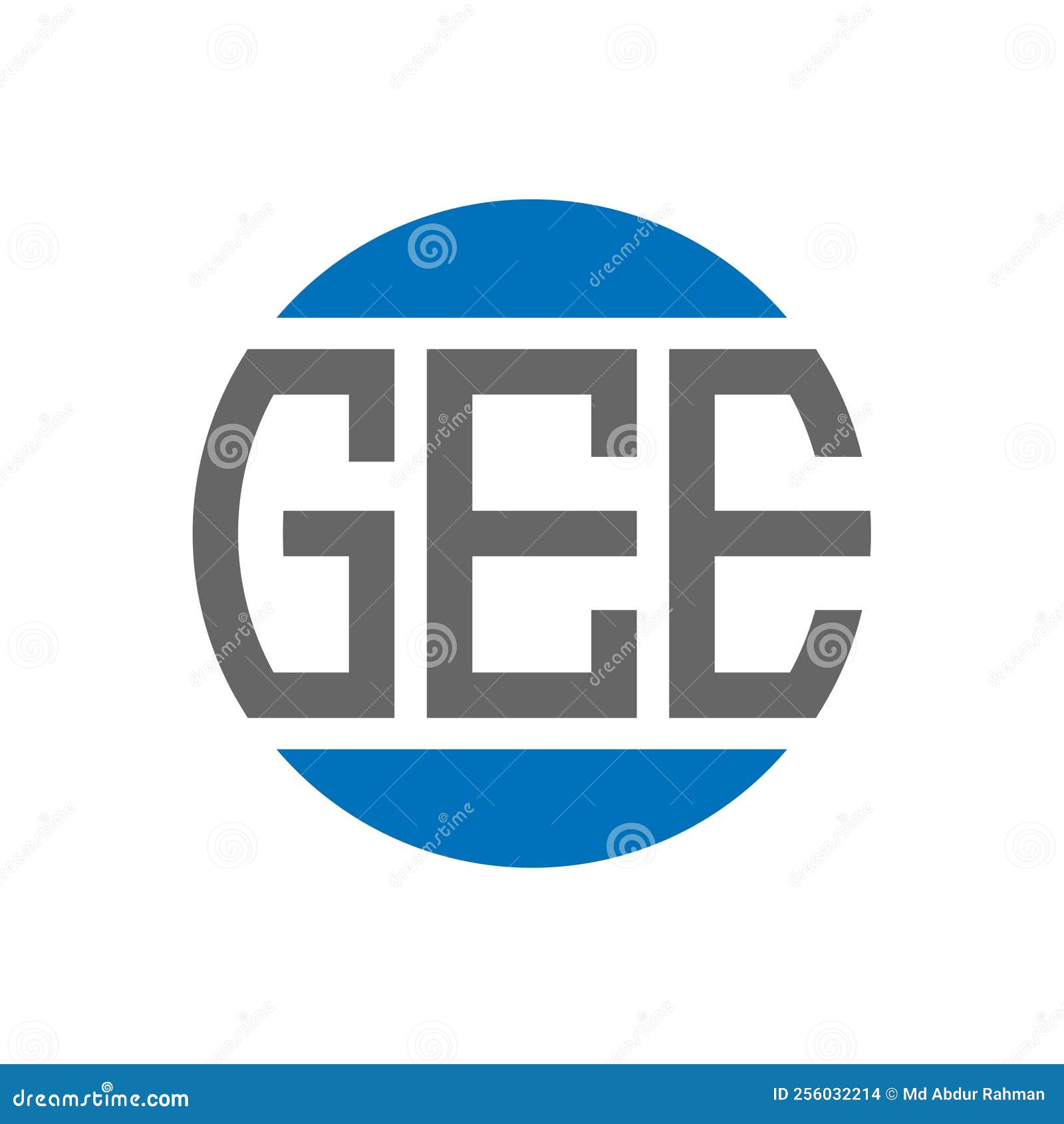 GEE Letter Logo Design On White Background. GEE Creative Initials ...