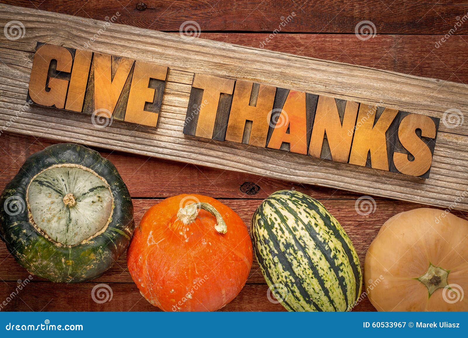 Geef De Samenvatting Van Het Dankwoord in Houten Type Stock Afbeelding ...