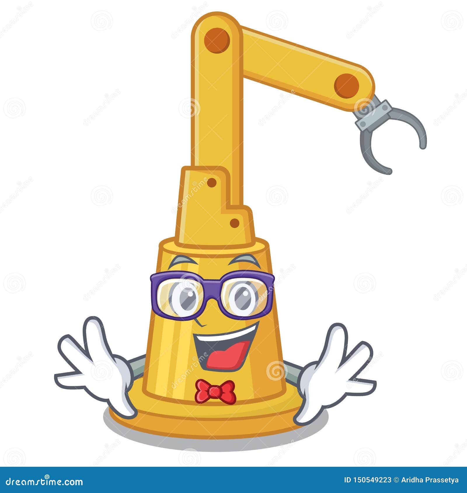 Geek Assembly Automation Machine the Cartoon Shape Stock Vector ...