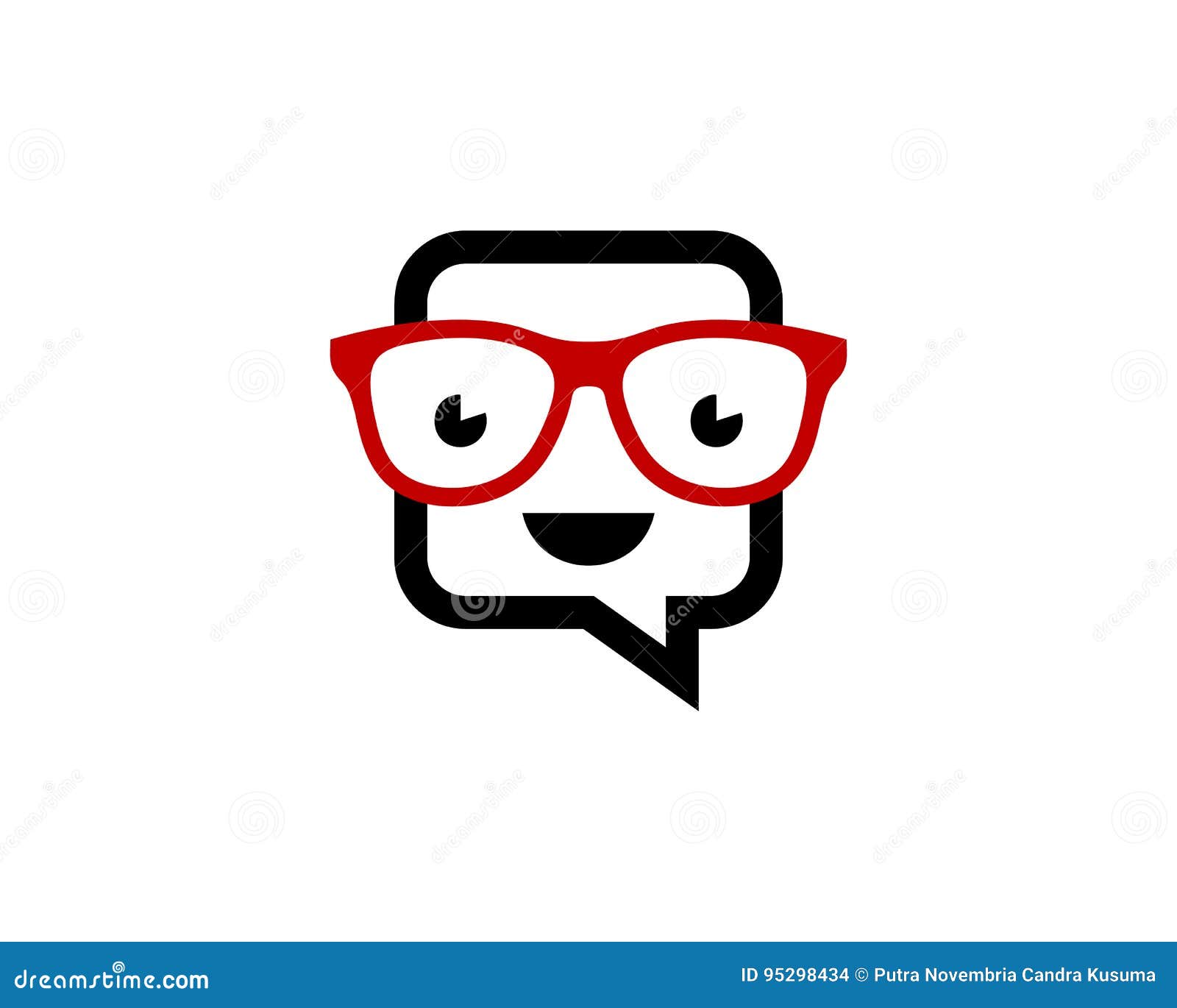 Geek Chat Icon Logo Design Element Stock Vector - Illustration of ...
