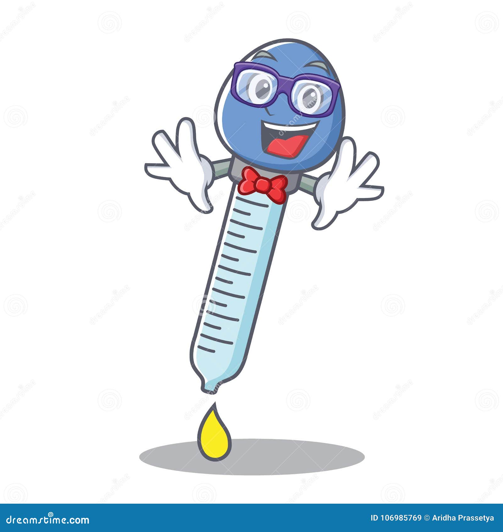 Geek Dropper Character Cartoon Style Stock Vector - Illustration of ...