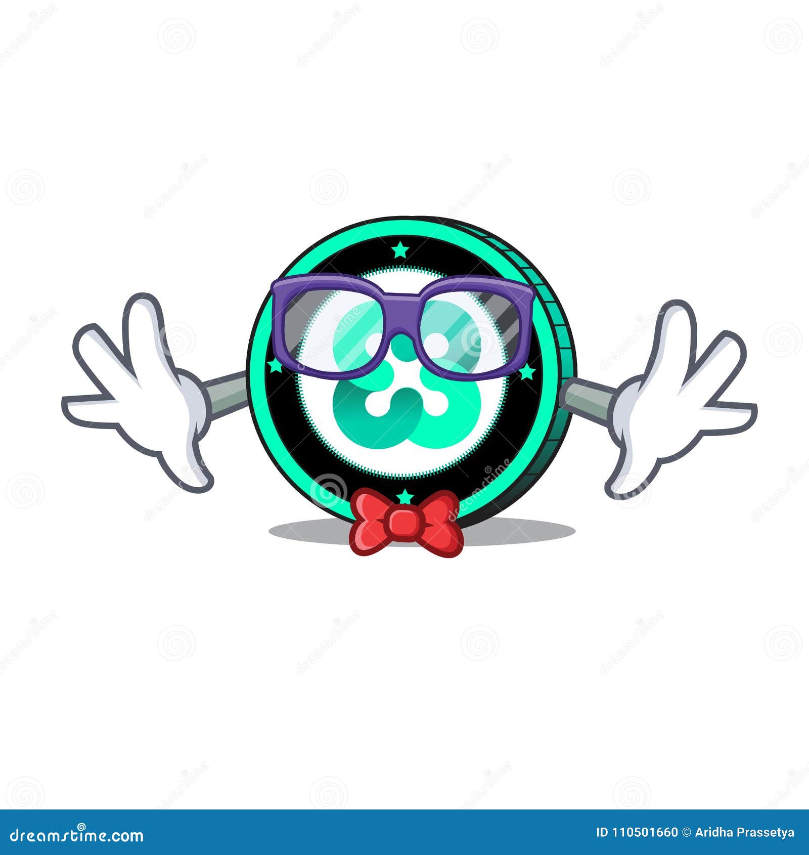 Geek Ethos Coin Character Cartoon Editorial Image - Illustration of ...