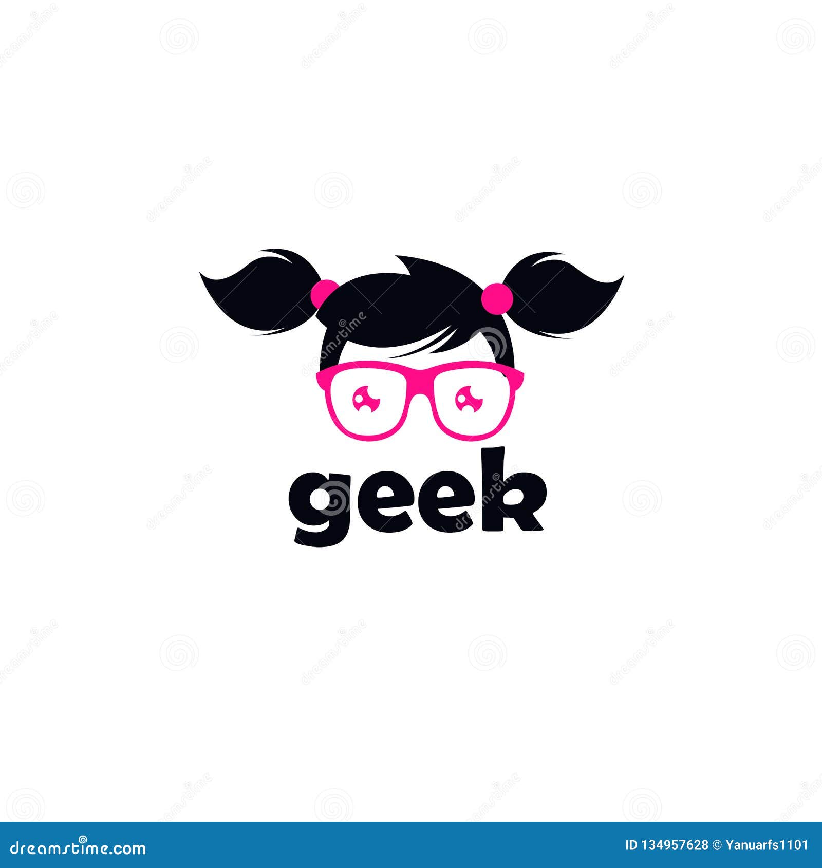 Geek Logo Vector Template. Geek Logo Character Stock Illustration ... Geek Logo Vector Template. Geek Logo Character Stock Illustration ...