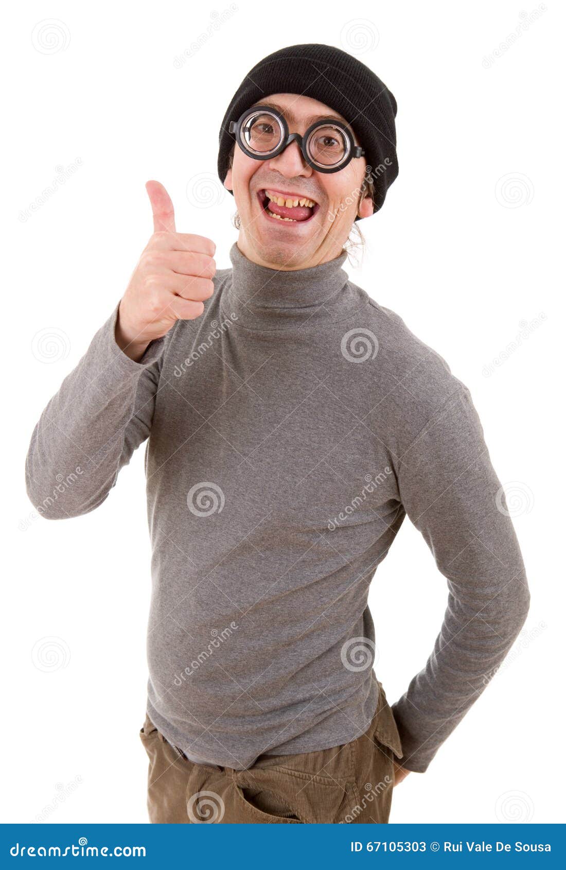 Geek man stock image. Image of posing, pointing, silly - 67105303