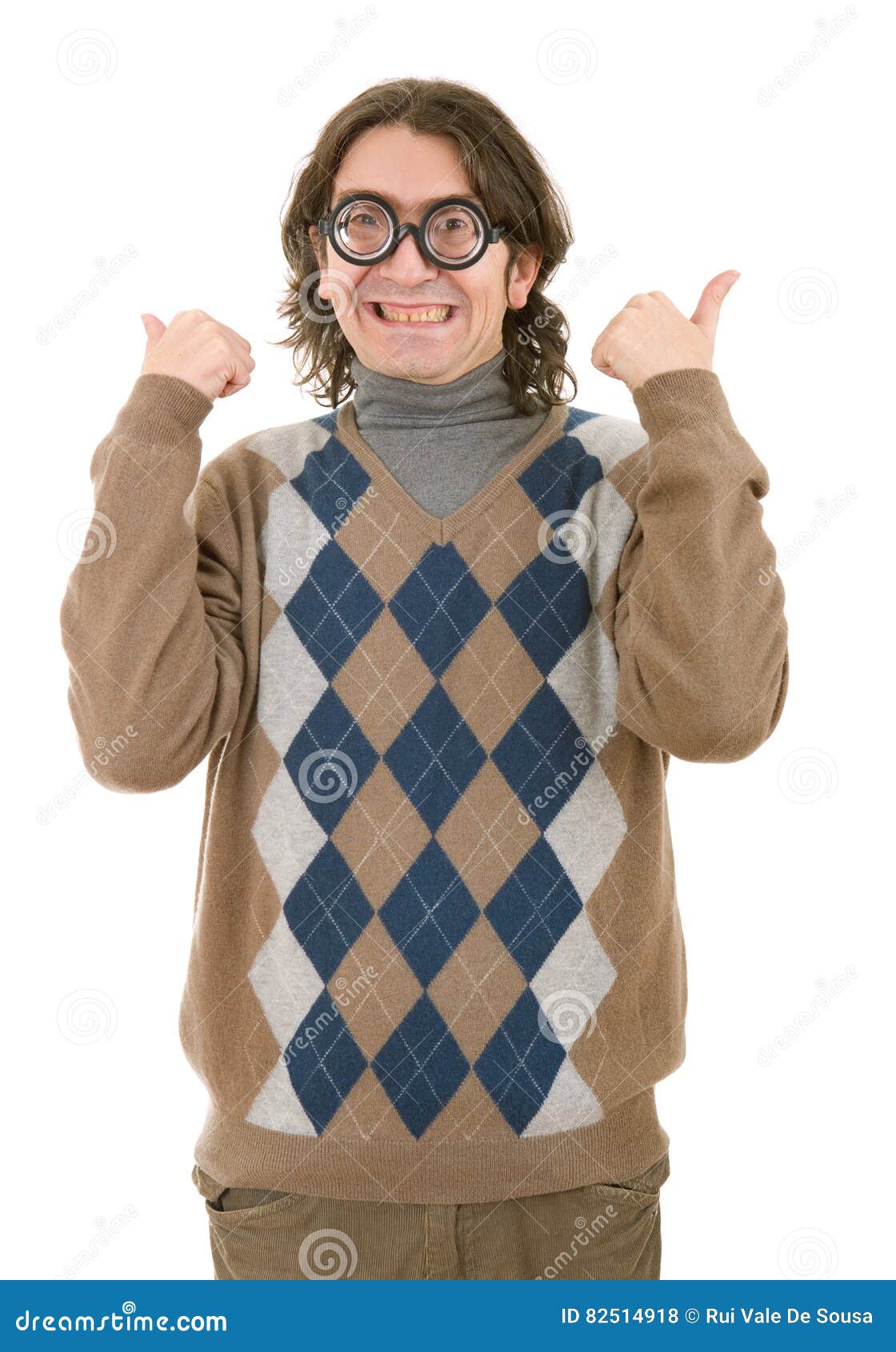 Geek man stock photo. Image of humor, teacher, crazy - 82514918