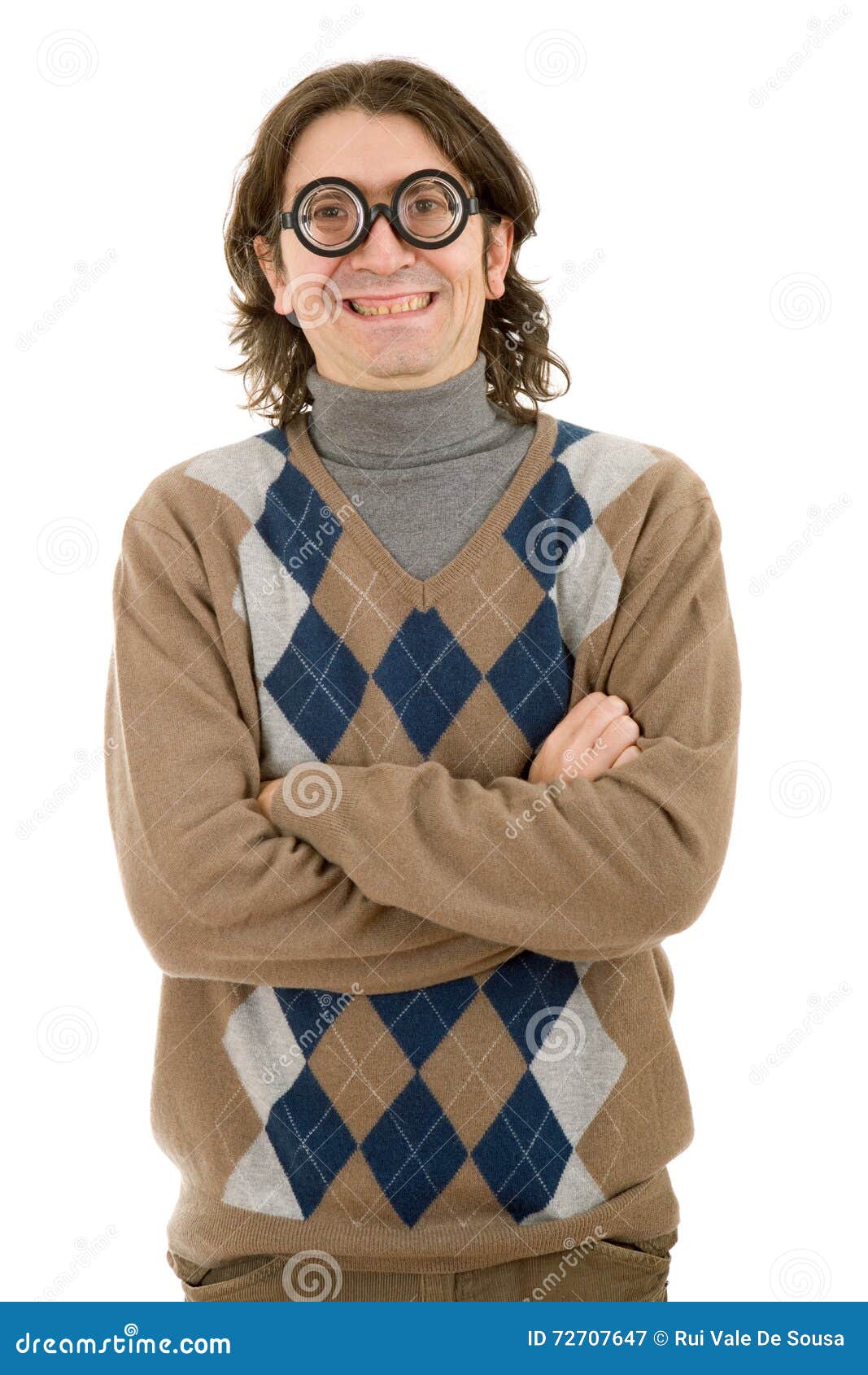 Geek man stock image. Image of crazy, background, style - 72707647