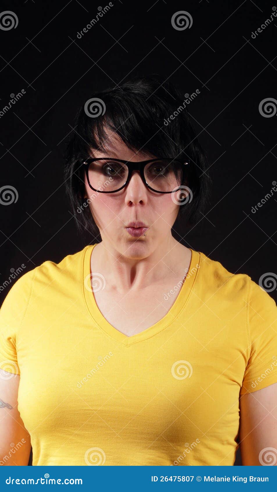 Geek Power stock image. Image of portrait, spectacles - 26475807