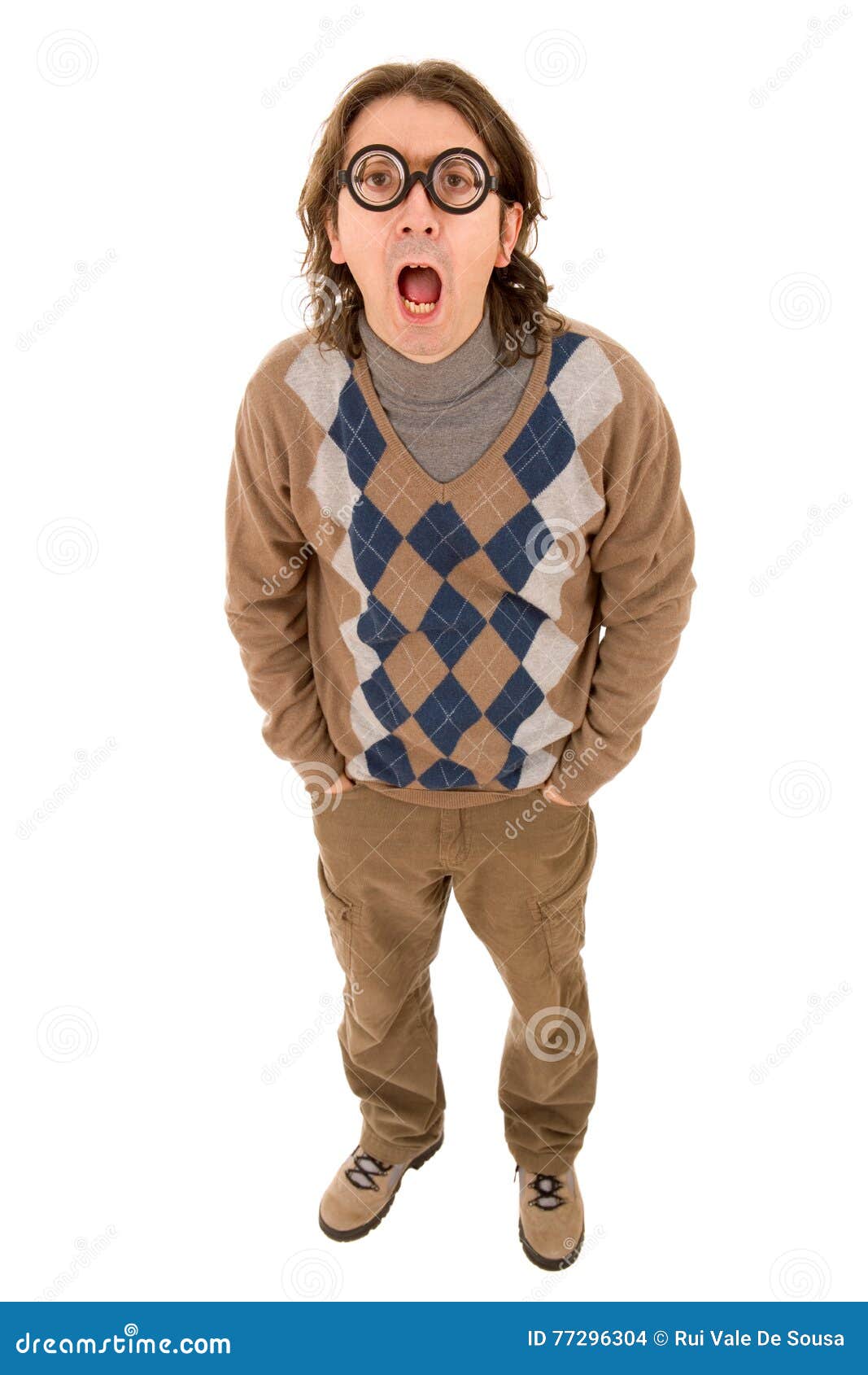 Geek teacher stock photo. Image of glasses, person, professor - 77296304