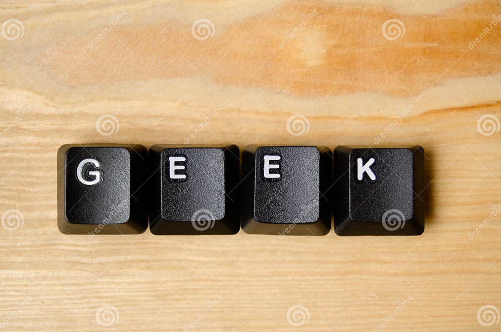 Geek word stock photo. Image of graphic, concept, wood - 85381928