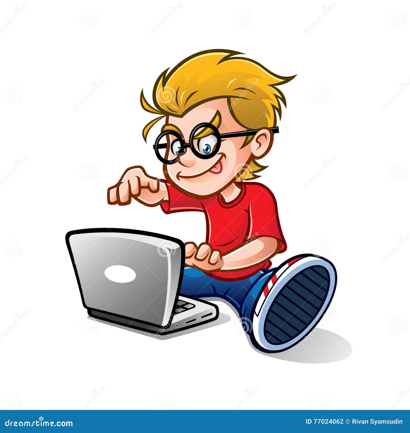 Kid Typing Stock Illustrations – 267 Kid Typing Stock Illustrations ...