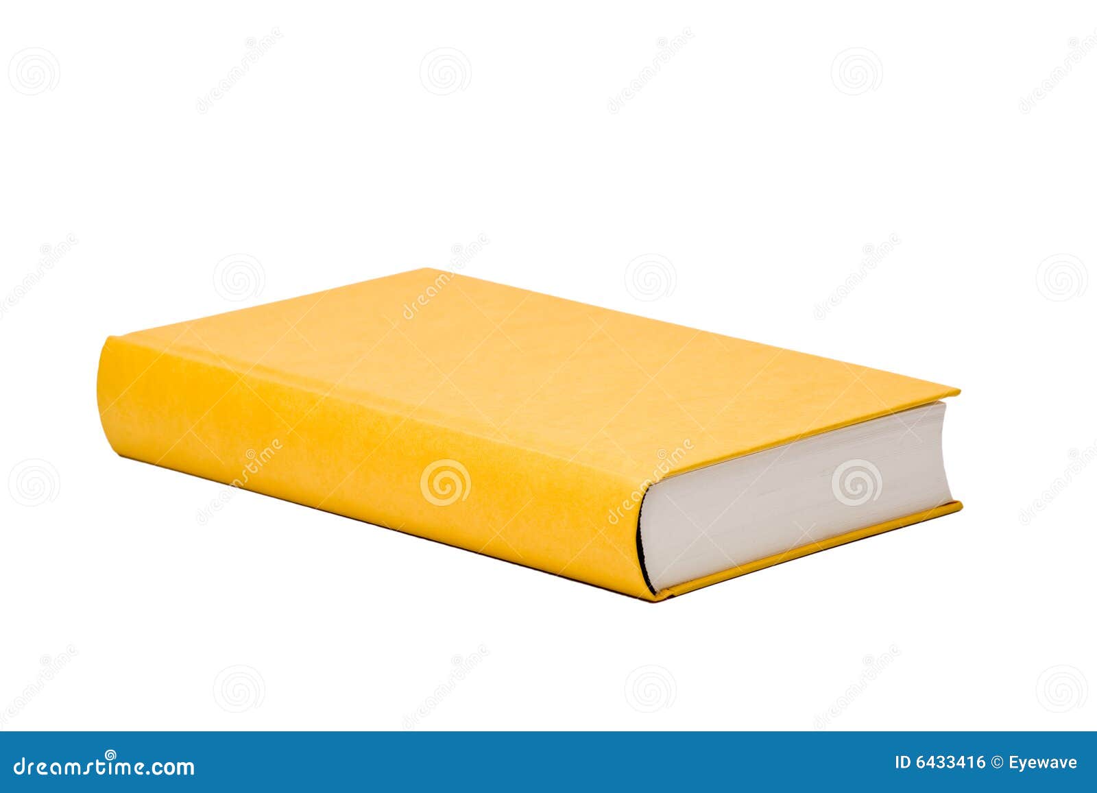 Geel boek met lege dekking stock foto. Image of onderwijs - 6433416