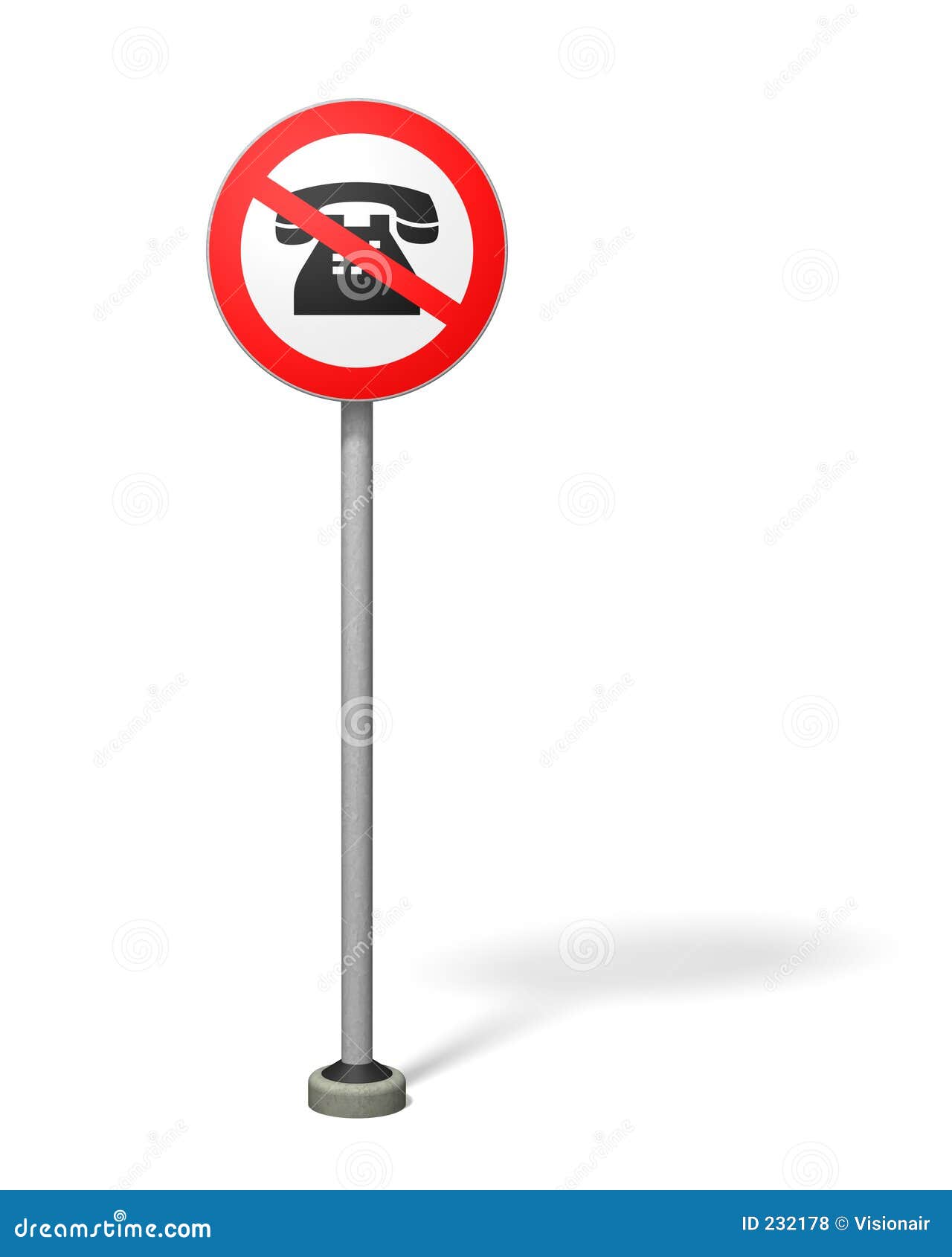 Geen het telefoneren stock illustratie. Illustration of oproepen - 232178