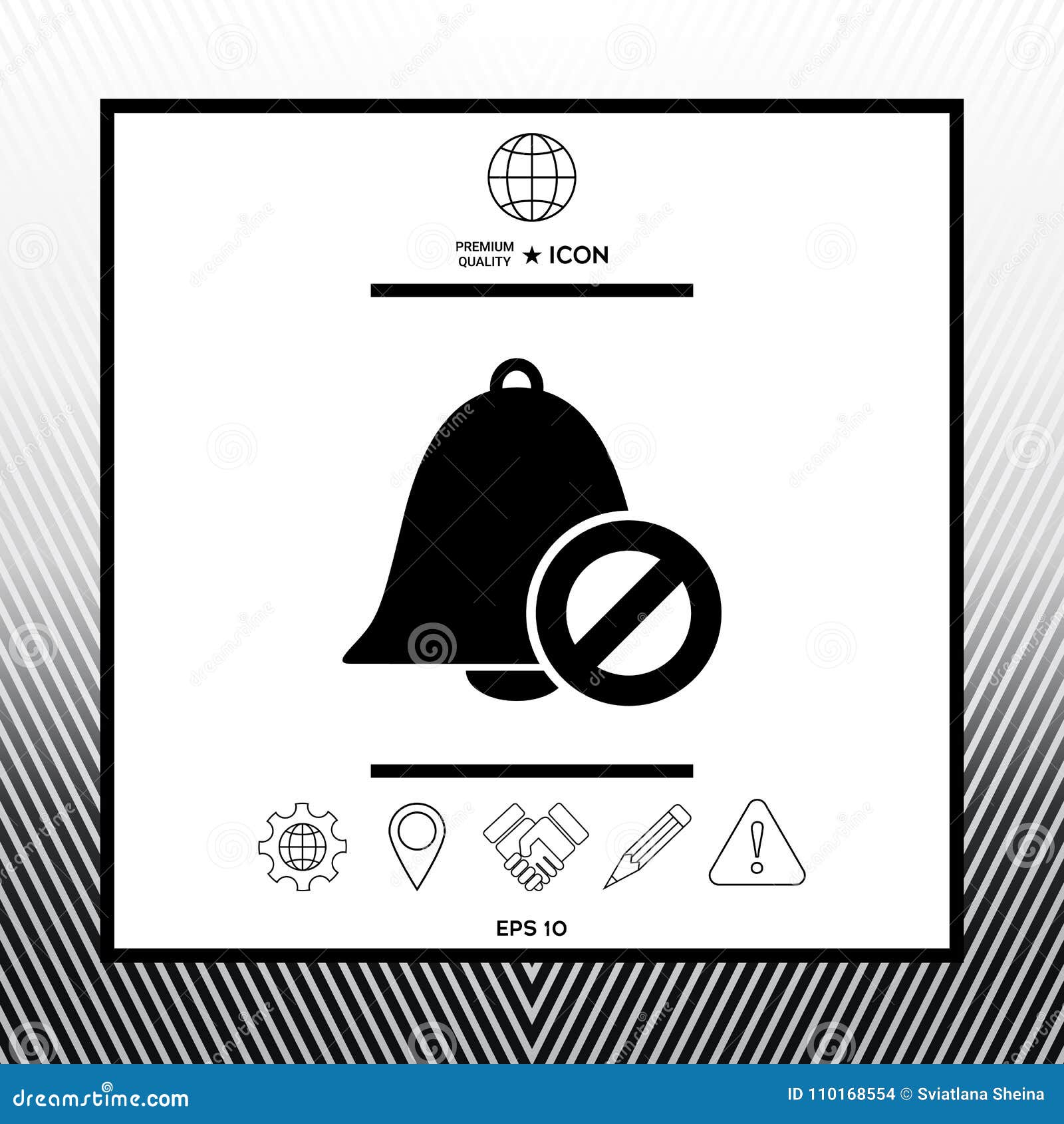 Geen Klokpictogram Het Teken Van Het Verbod Het Symbool Van Het Einde ...