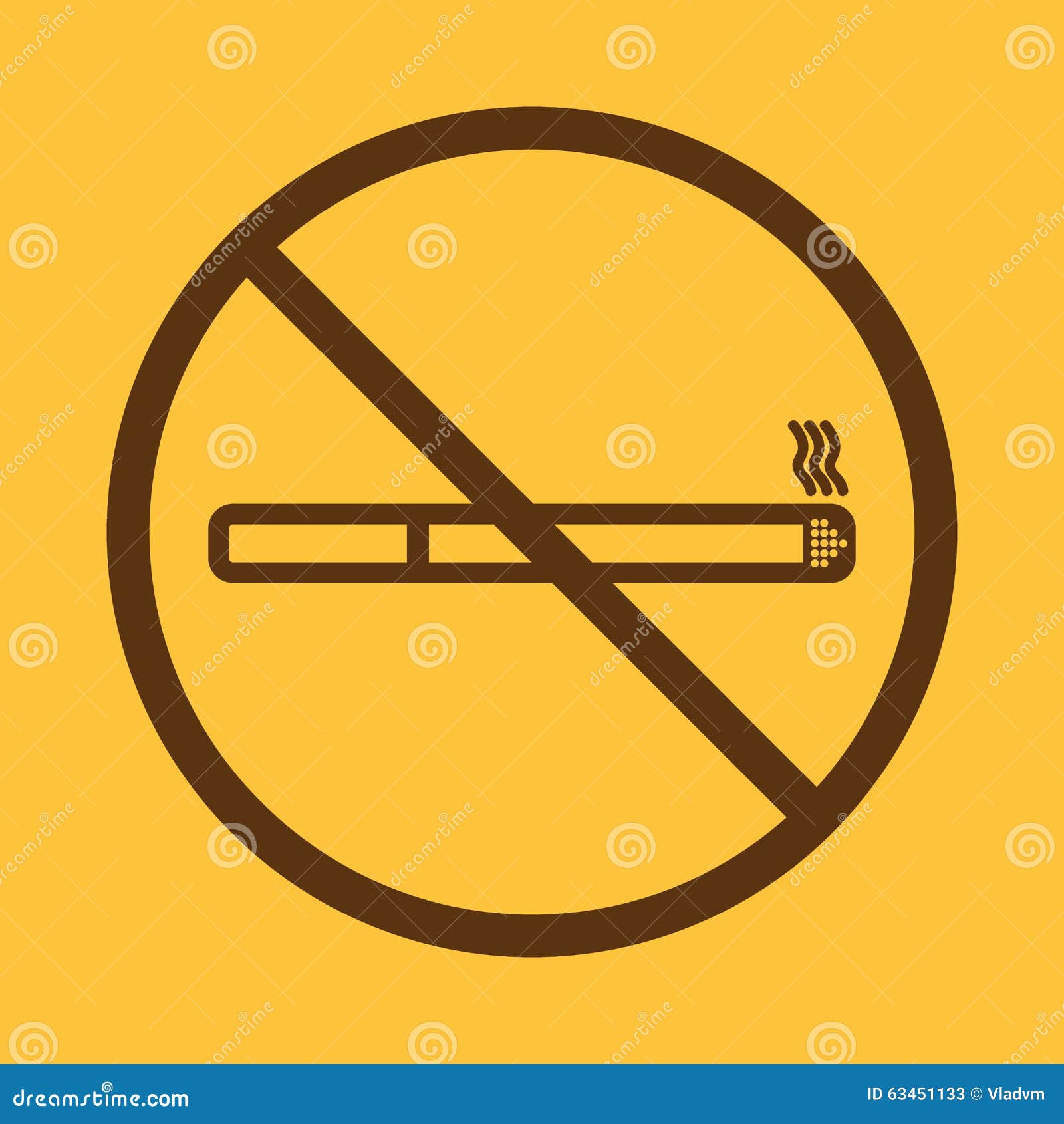 Geen Rookpictogram Einde Rokend Symbool Vector Stock Illustratie ...