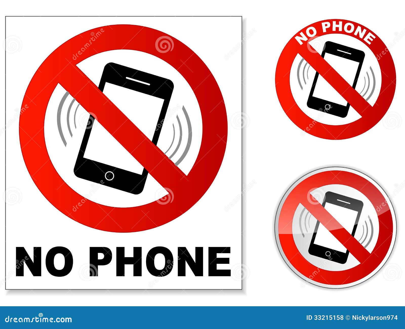 Geen telefoon stock illustratie. Illustration of verbied - 33215158