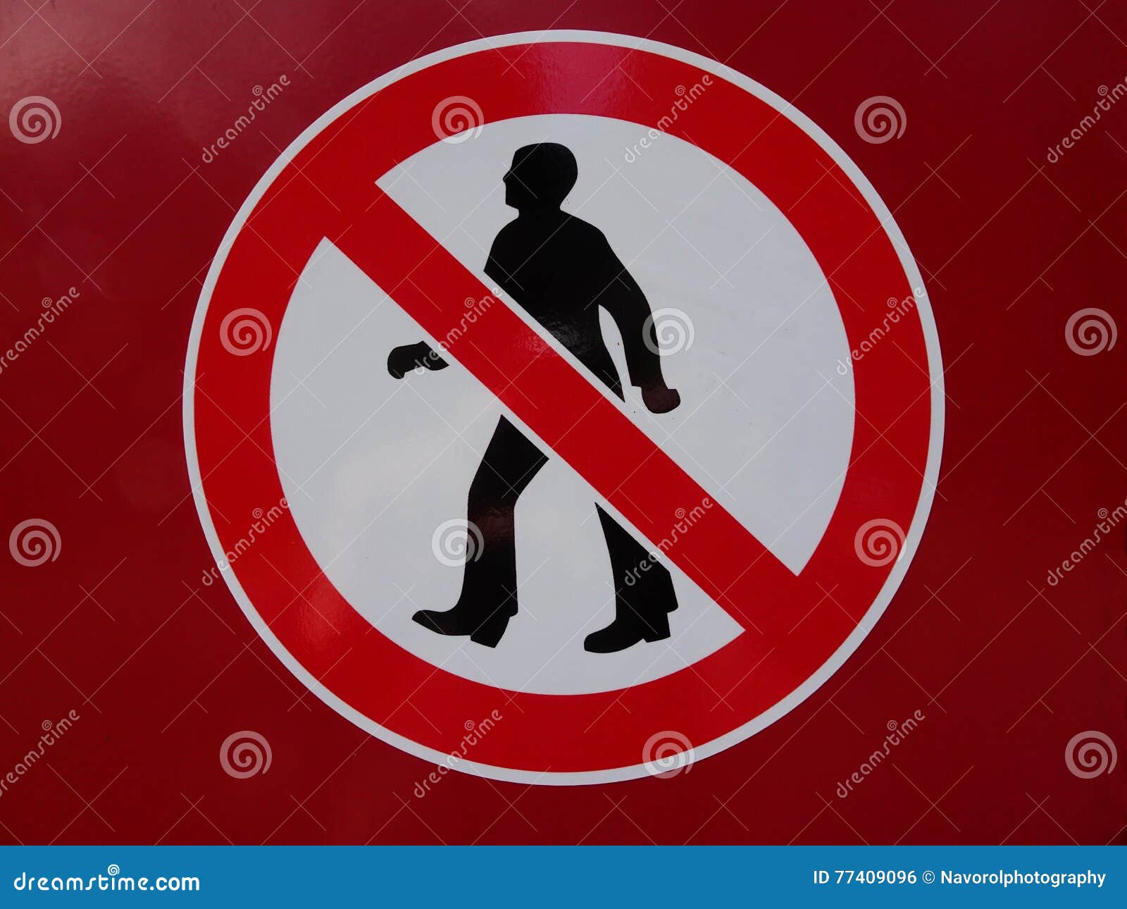 Geen toegang stock foto. Image of aandacht, oppassen - 77409096