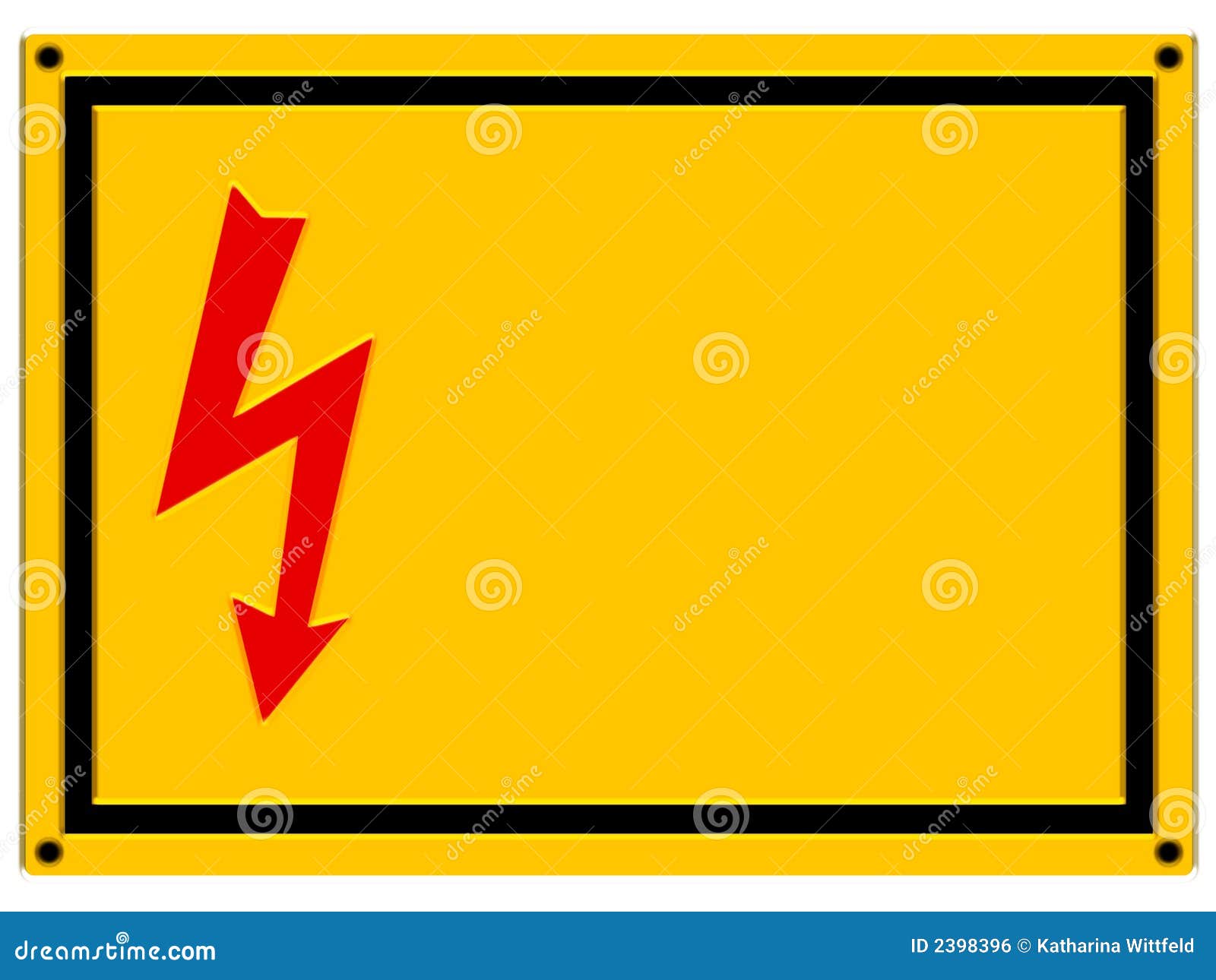 Gefahren-Zeichen - Entlastung Stock Abbildung - Illustration von ...