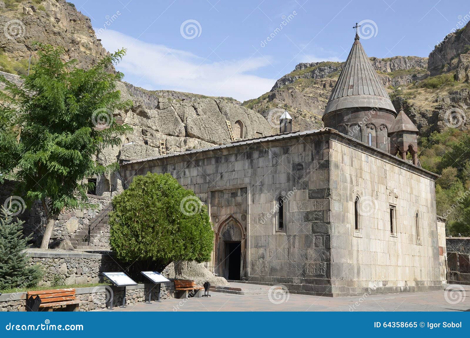 Geghard stock image. Image of ancient, geghard, nature - 64358665