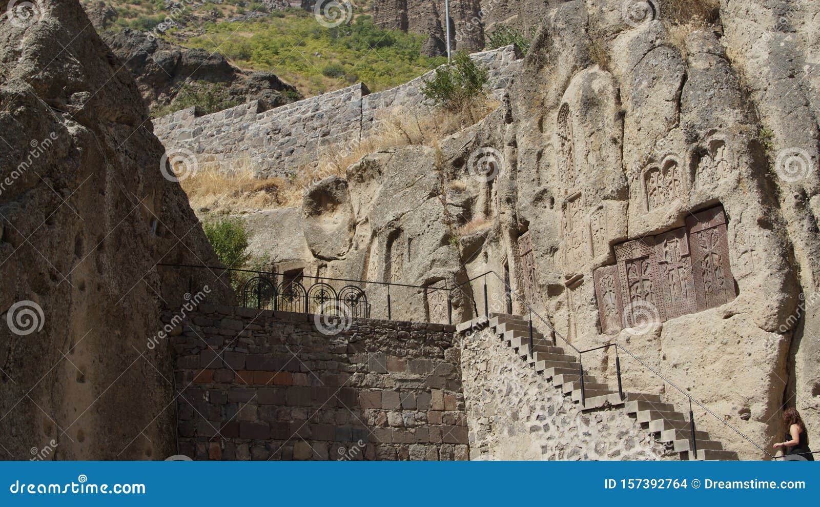 The TERRITORY of GEGHARD MONASTERY Stock Photo - Image of 1900 ...