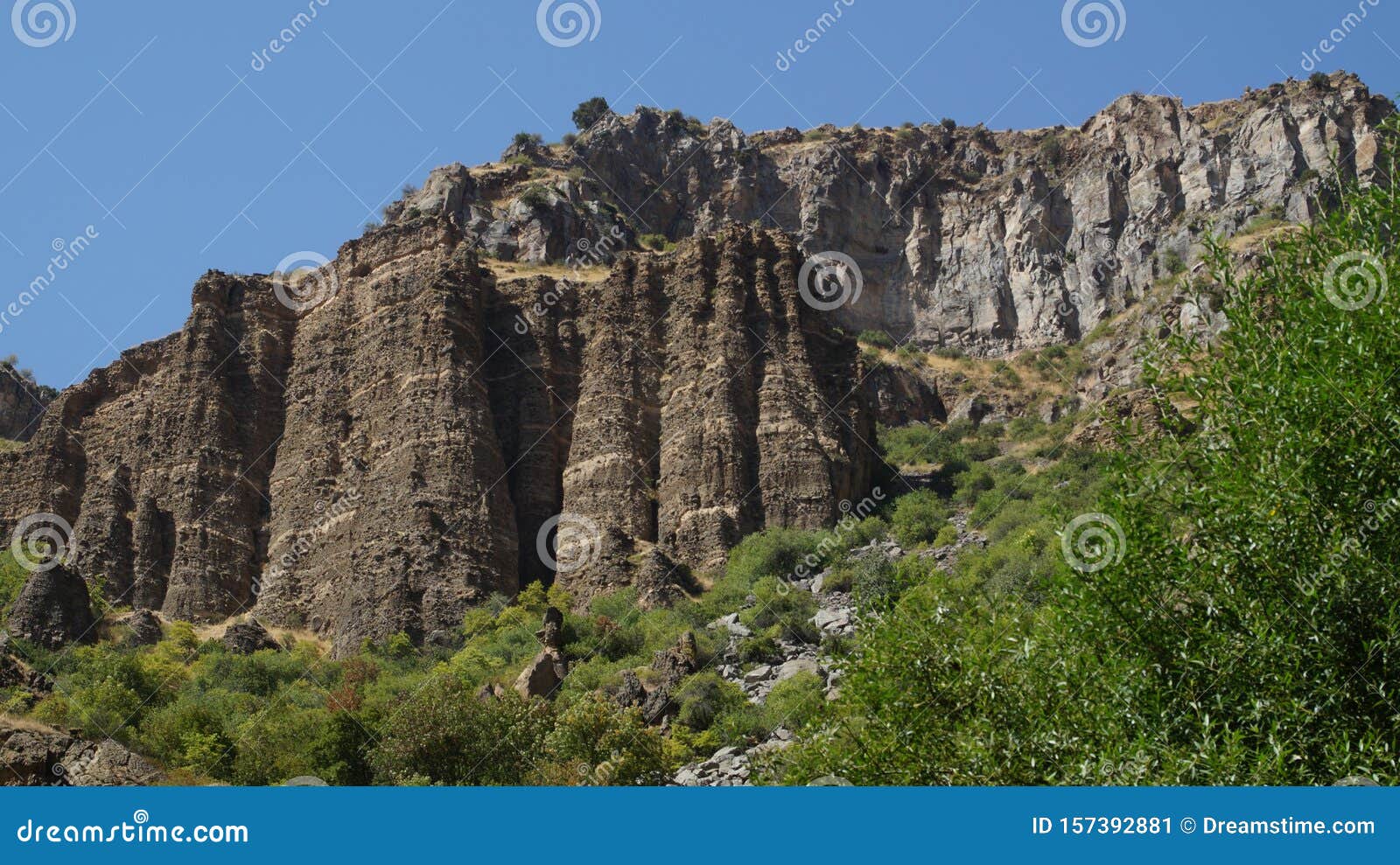 The MOUNTAINS AROUND the MONASTERY of GEGHARD Stock Image - Image of ...