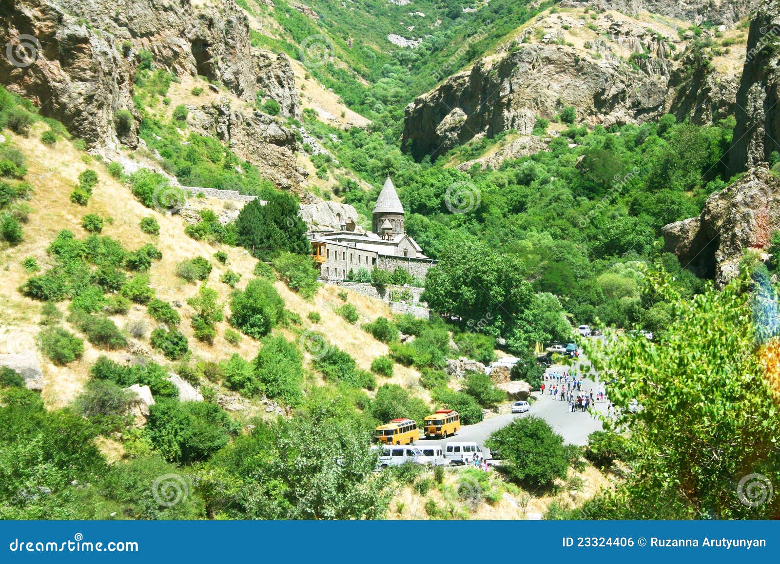 Geghard monastery stock photo. Image of monastic, apostolic - 23324406