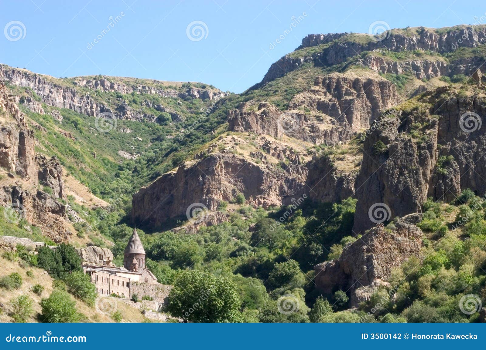 Geghard monastery stock photo. Image of caucasus, southern - 3500142