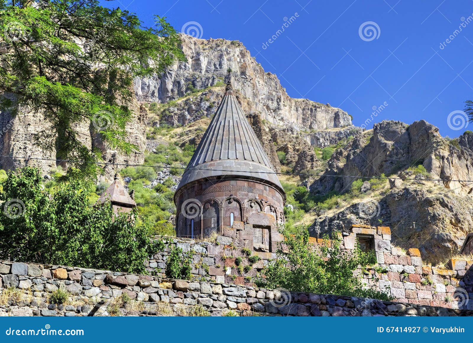 Geghard monastery, Armenia stock image. Image of medieval - 67414927