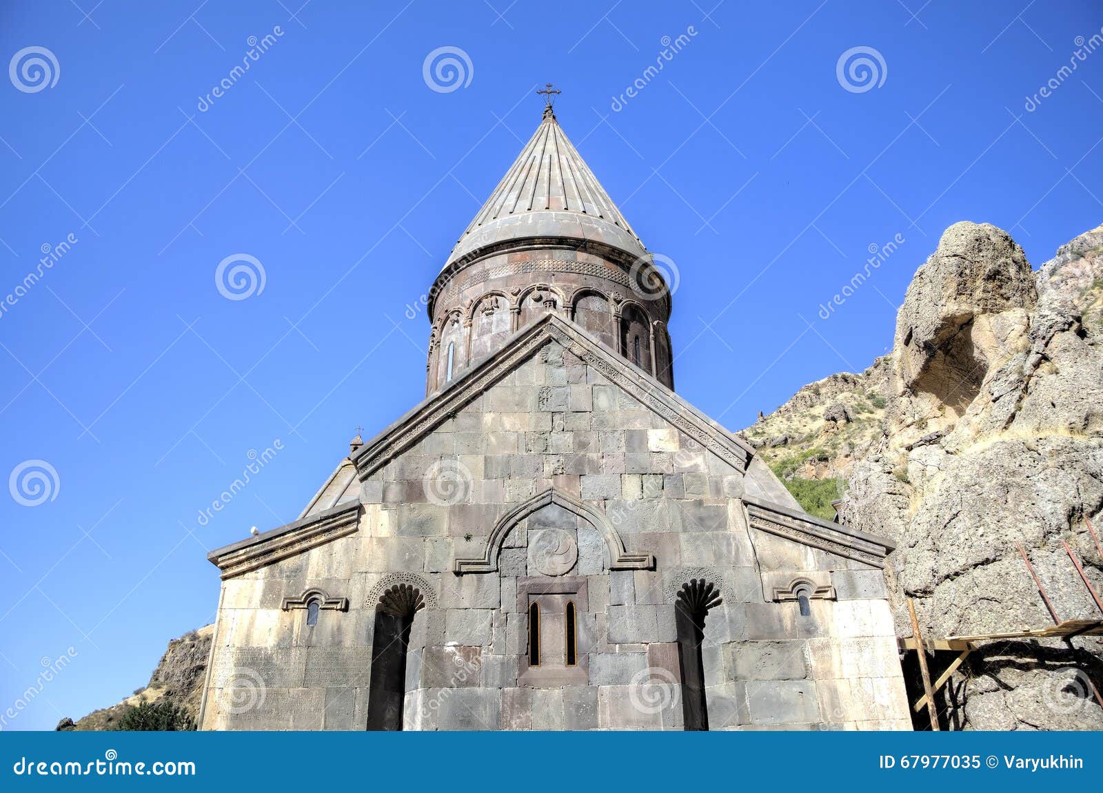 Geghard monastery, Armenia stock image. Image of katoghiken - 67977035