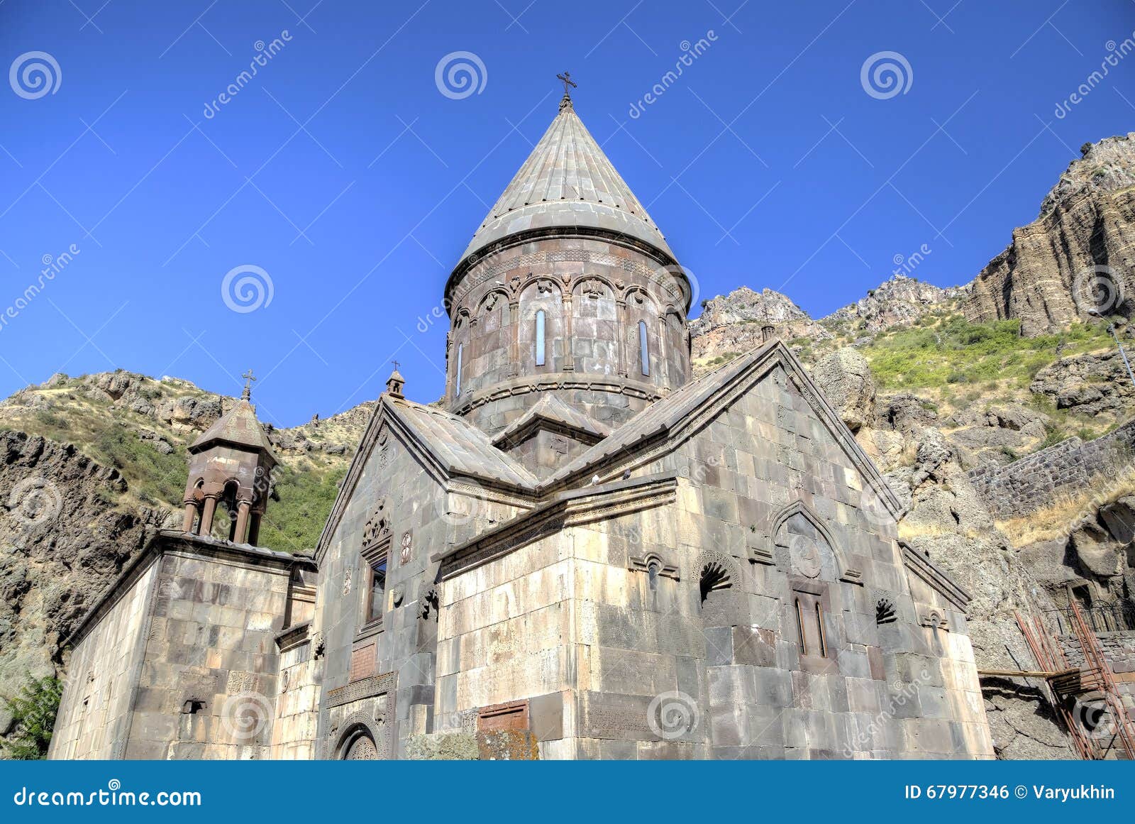 Geghard monastery, Armenia stock photo. Image of countryside - 67977346