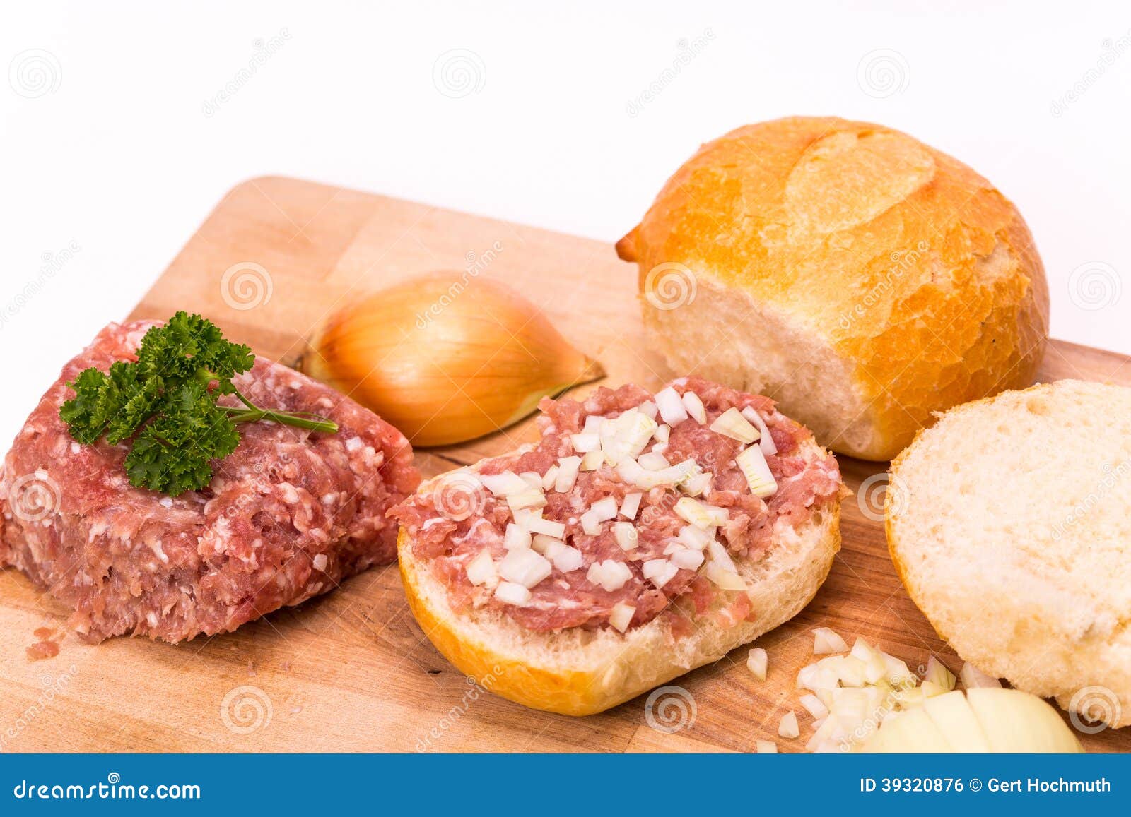 Gehacktes Fleisch stockfoto. Bild von schweinefleisch - 39320876