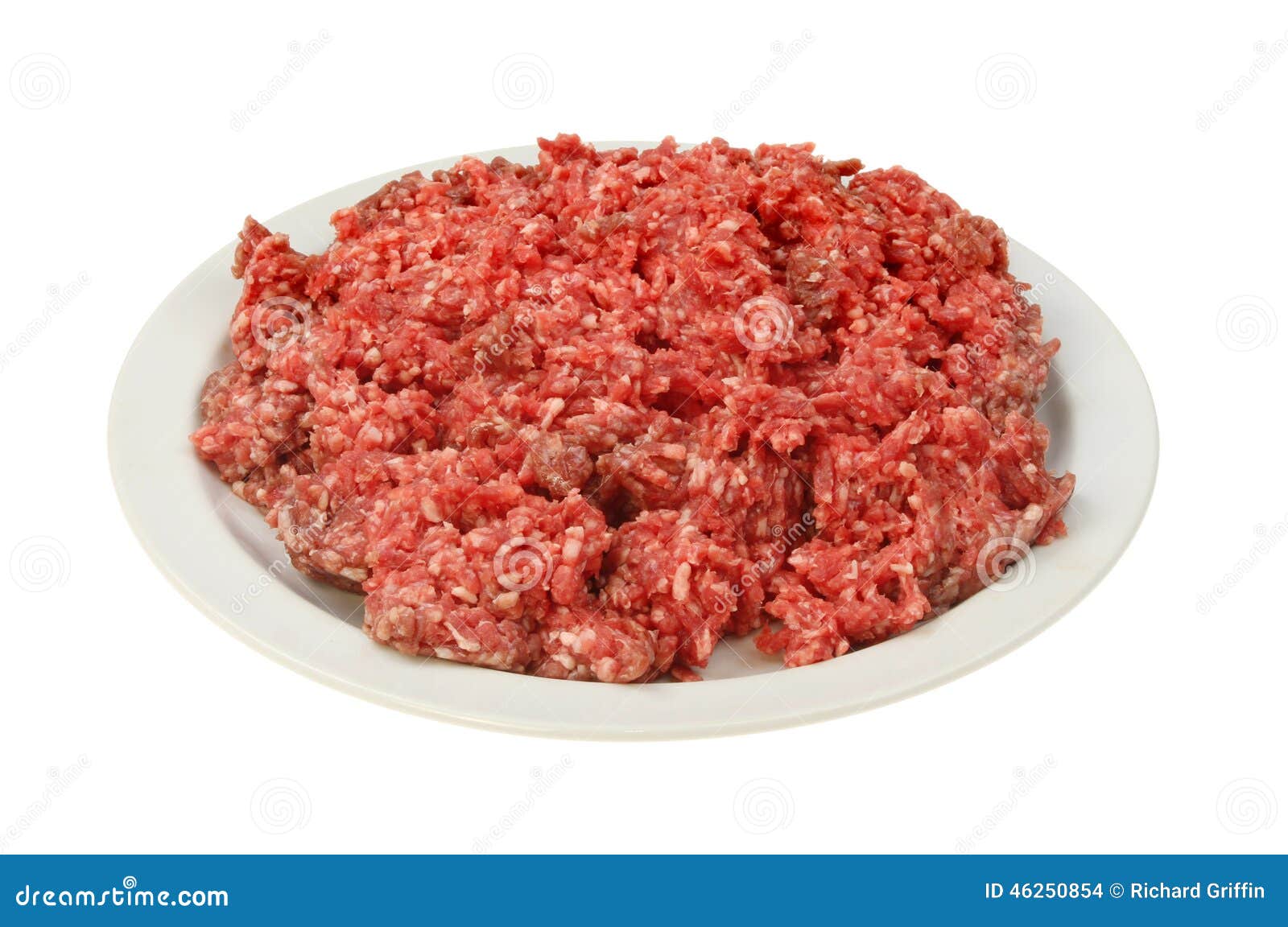 Gehacktes Rindfleisch stockfoto. Bild von bestandteil - 46250854