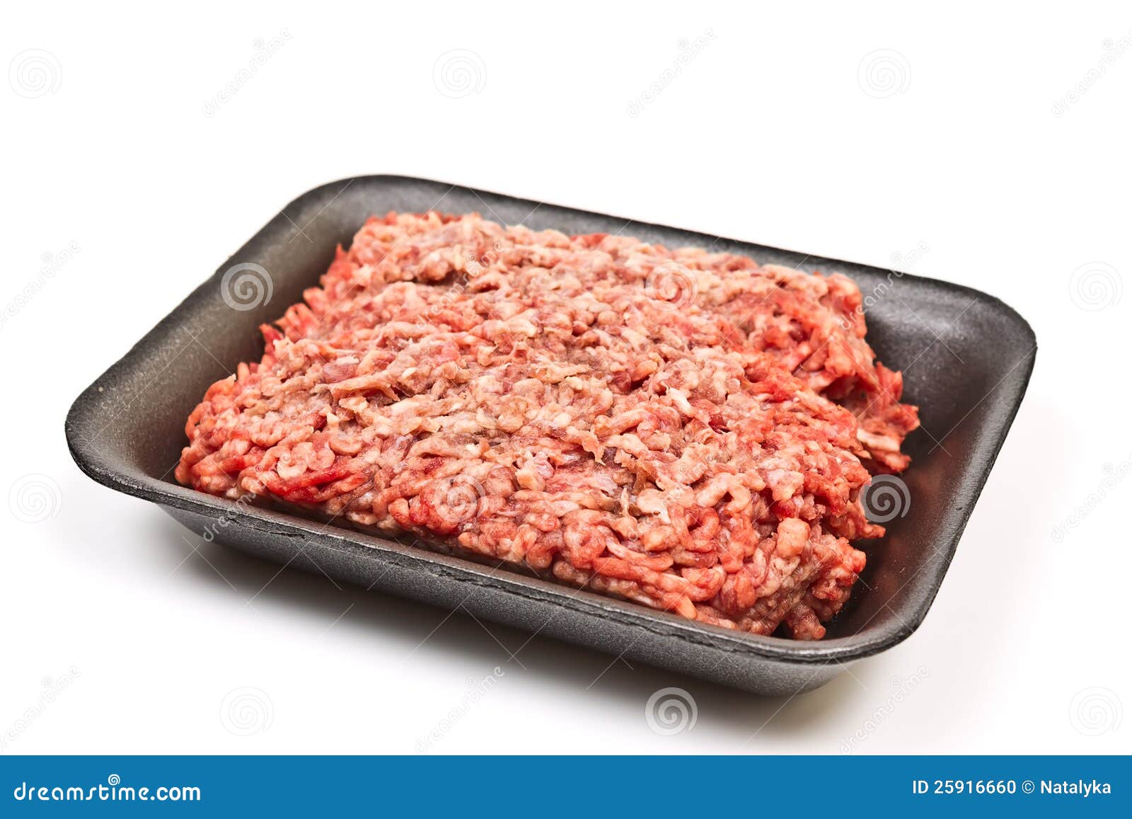 Gehacktes Rindfleisch in Einem Paket Stockfoto - Bild von gesund ...