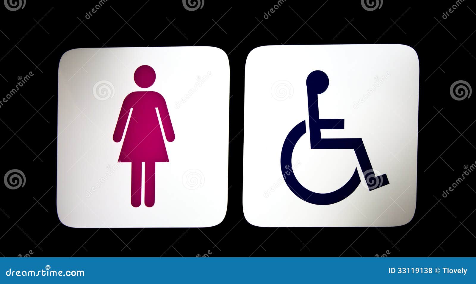 Gehandicapt Symbool stock illustratie. Illustration of medisch - 33119138