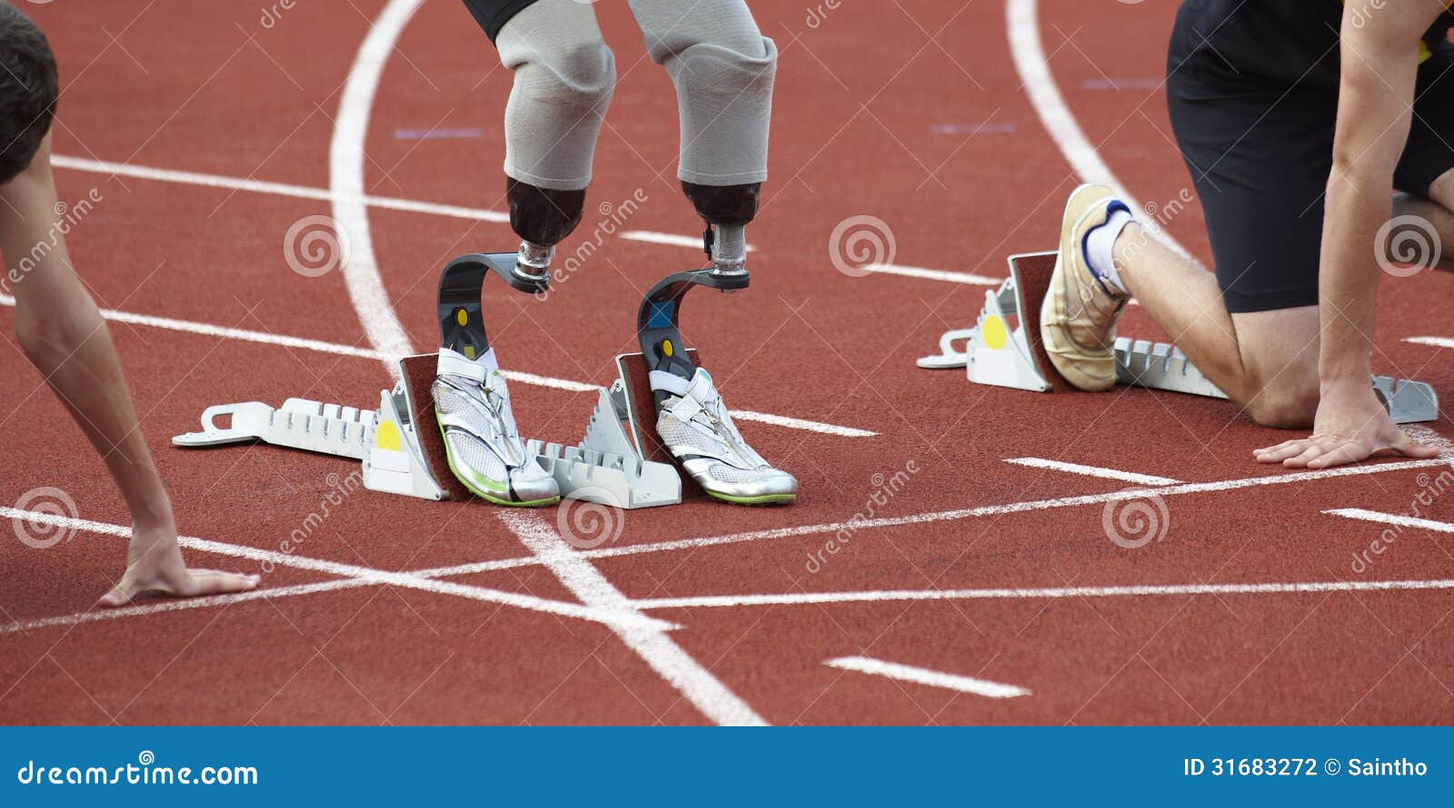 Gehandicapte Persoon in Sport Stock Foto - Image of sport, handicap ...