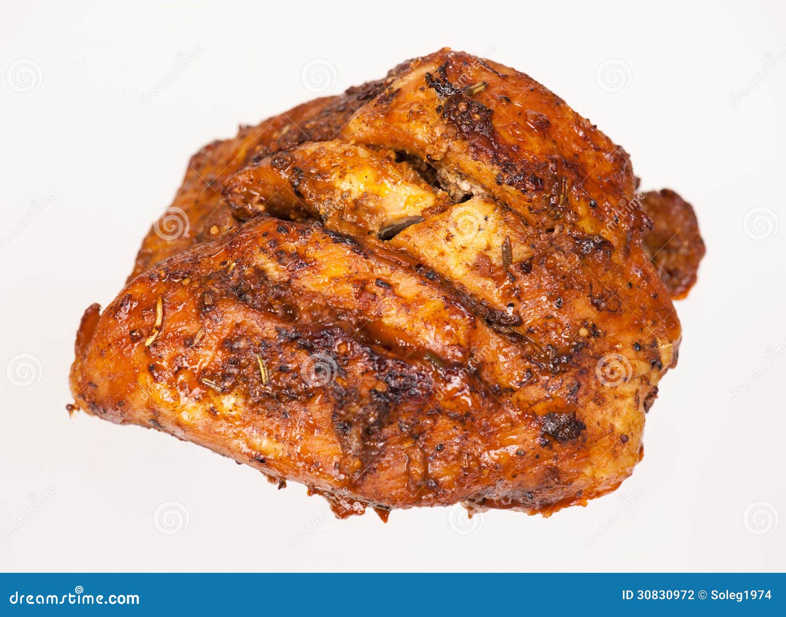 Geheel gebakken vlees stock foto. Image of keuken, gebraden - 30830972