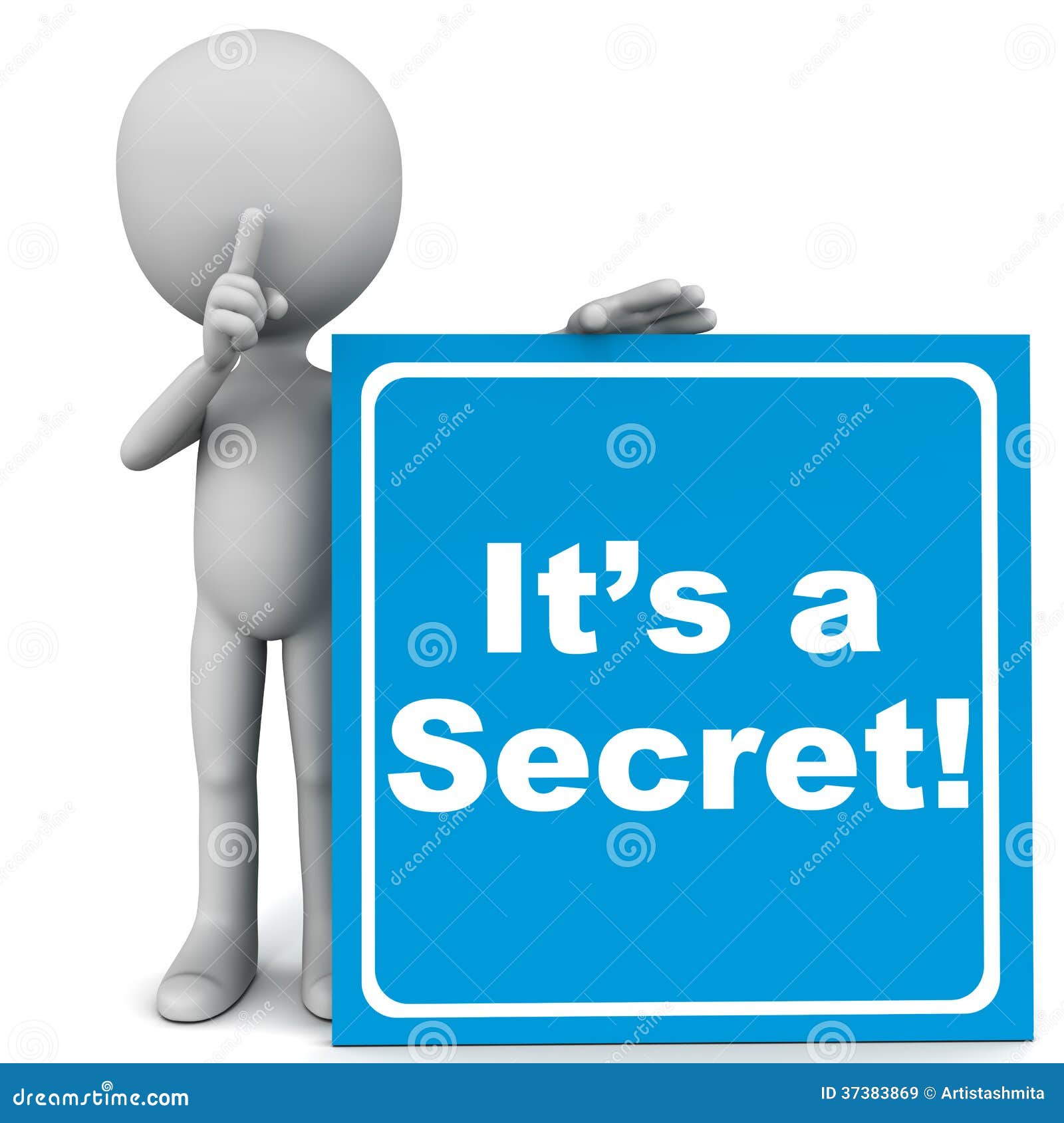 Geheim stock illustratie. Illustration of weinig, stilte - 37383869