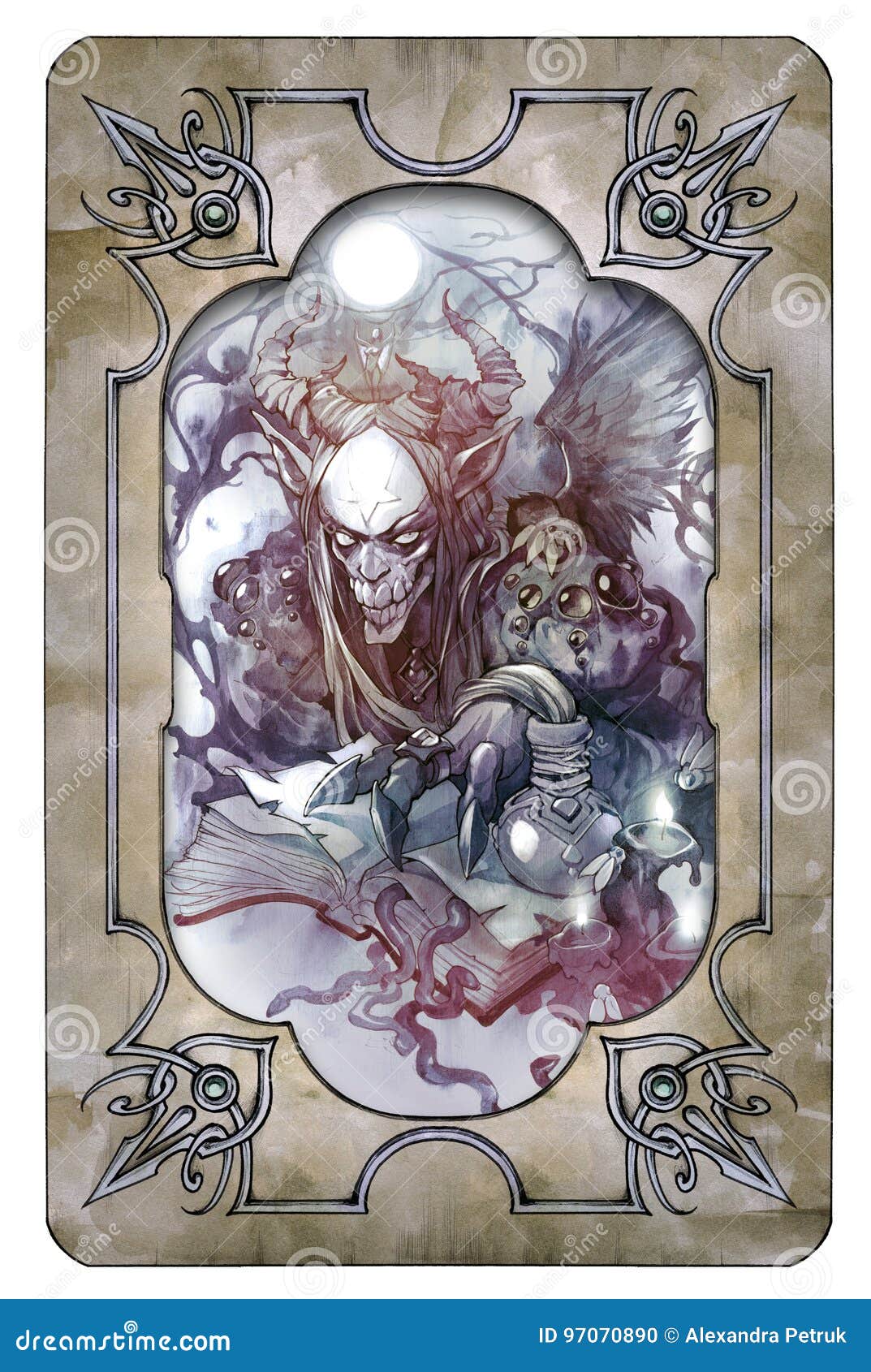 Geheimer Aufbau stock abbildung. Illustration von magie - 97070890