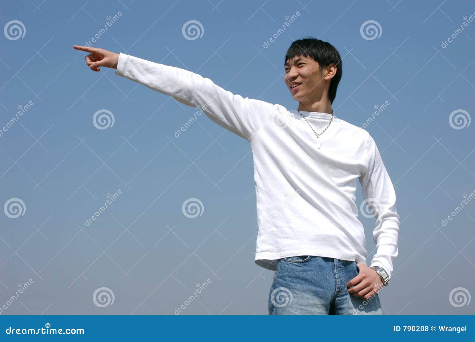 Gehen Sie nach links! stockfoto. Bild von finger, index - 790208