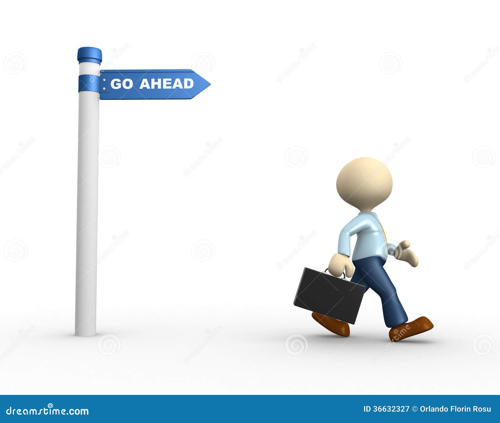 Gehen Sie voran stock abbildung. Illustration von geschäftsmann - 36632327