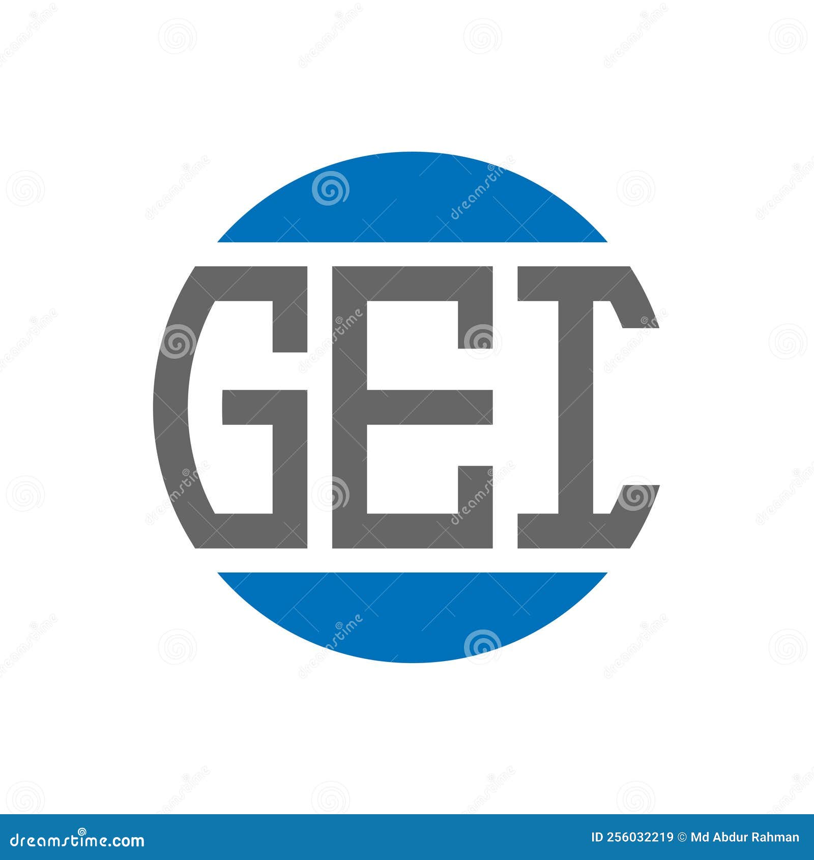 GEI Letter Logo Design on White Background. GEI Creative Initials ...