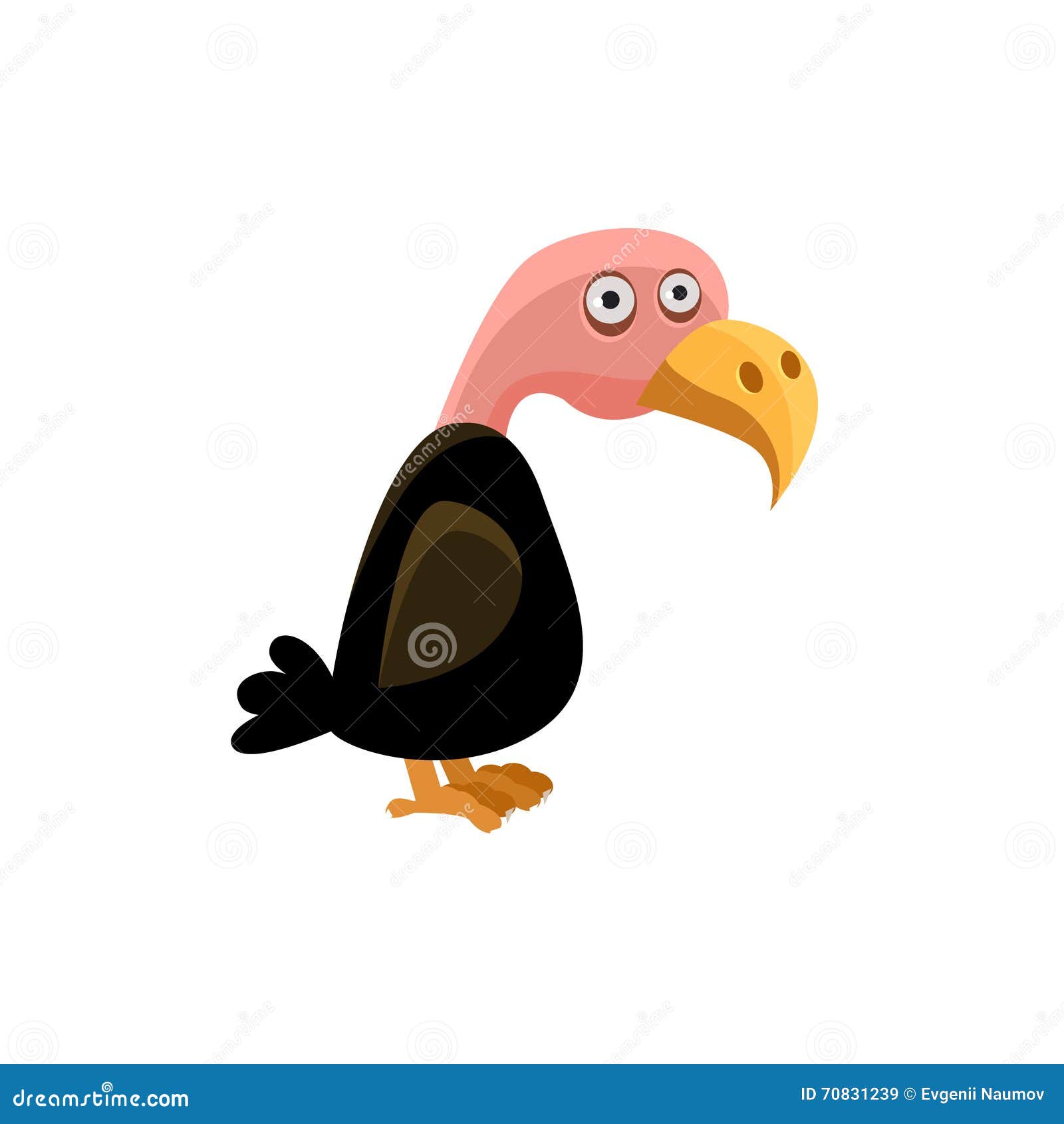 Geier-lustige Illustration vektor abbildung. Illustration von geier ...