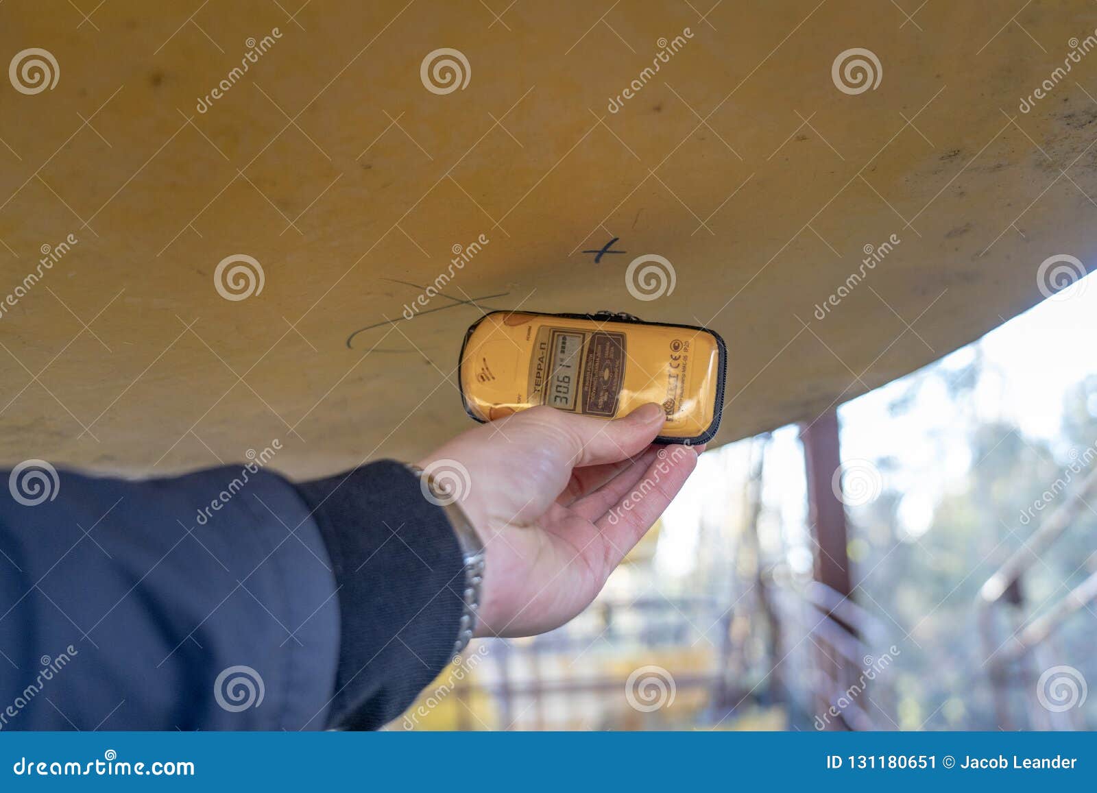 Geiger Counter And The Chernobyl Nuclear Reactor Editorial Image ...