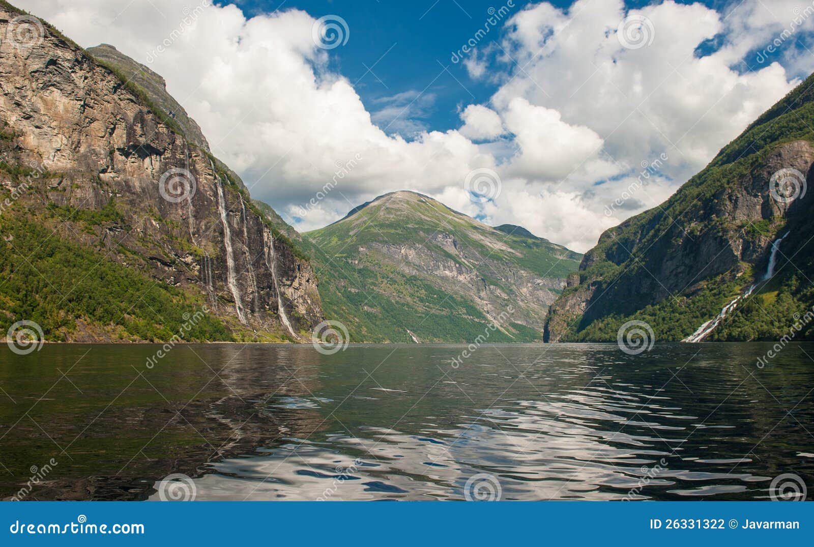 Geiranger fjord, Norway stock photo. Image of sisters - 26331322