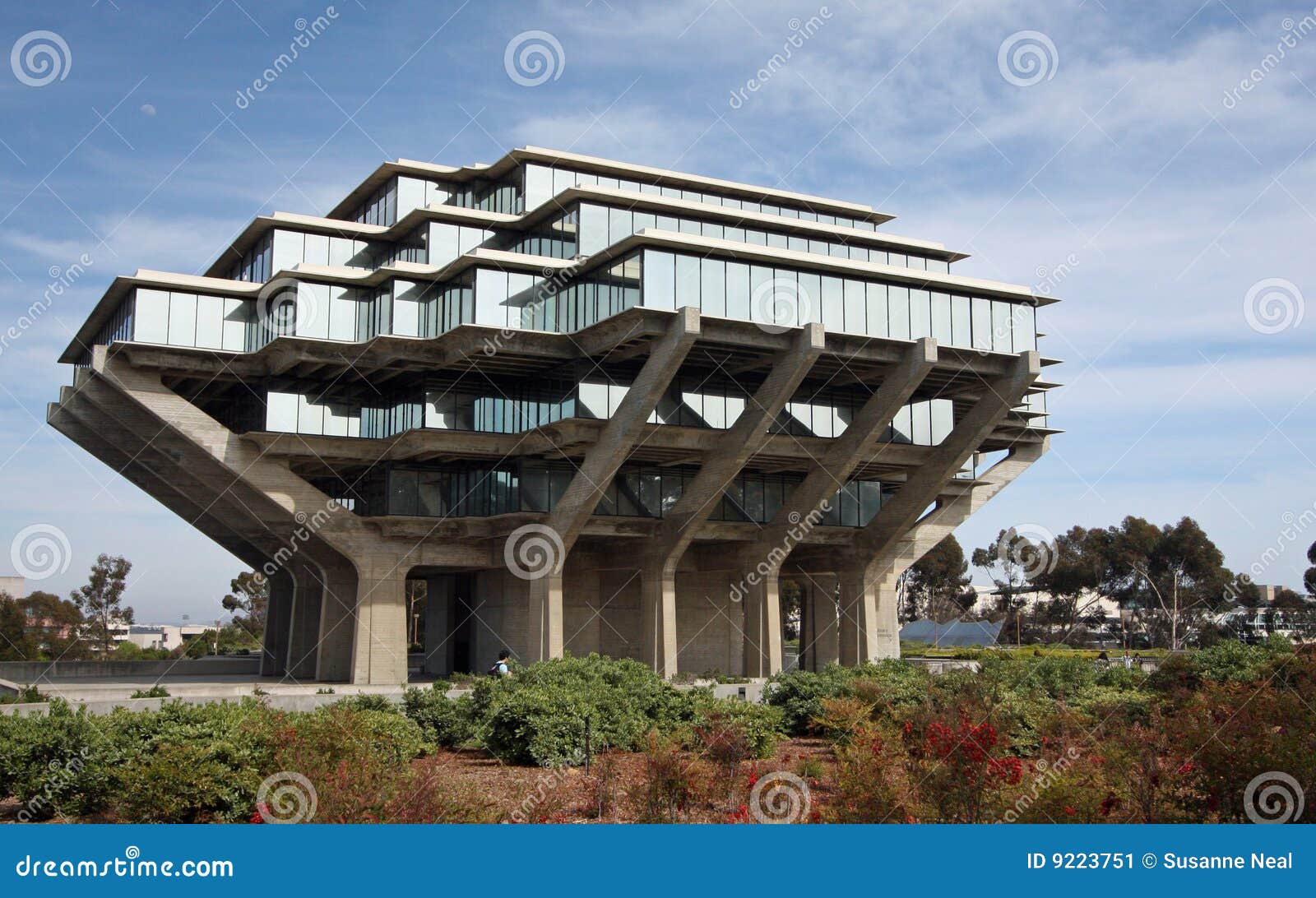Geisel Library at UCSan Diego Stock Image - Image of university ...