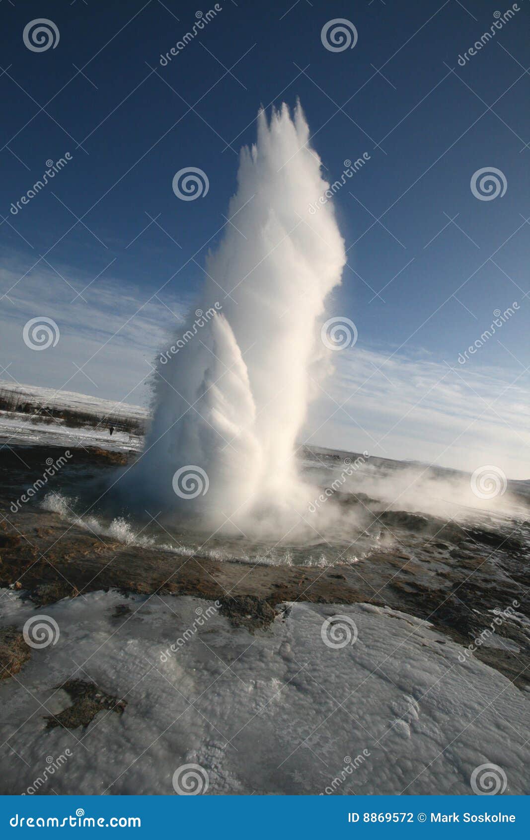 Geiser in IJsland stock foto. Image of ijsland, geiser - 8869572